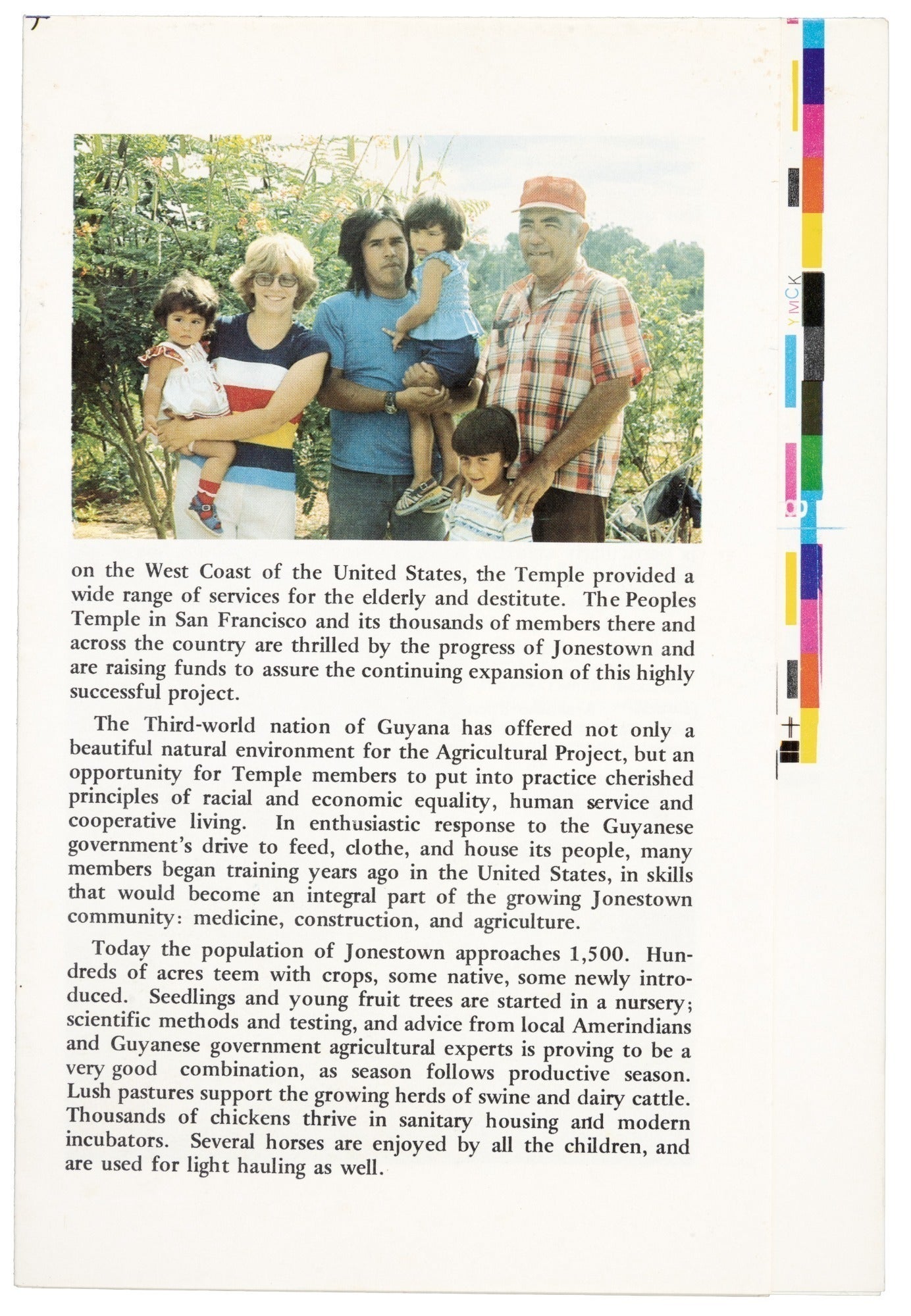 Jonestown: A Model of Cooperation (Partial printer's proof for a ...