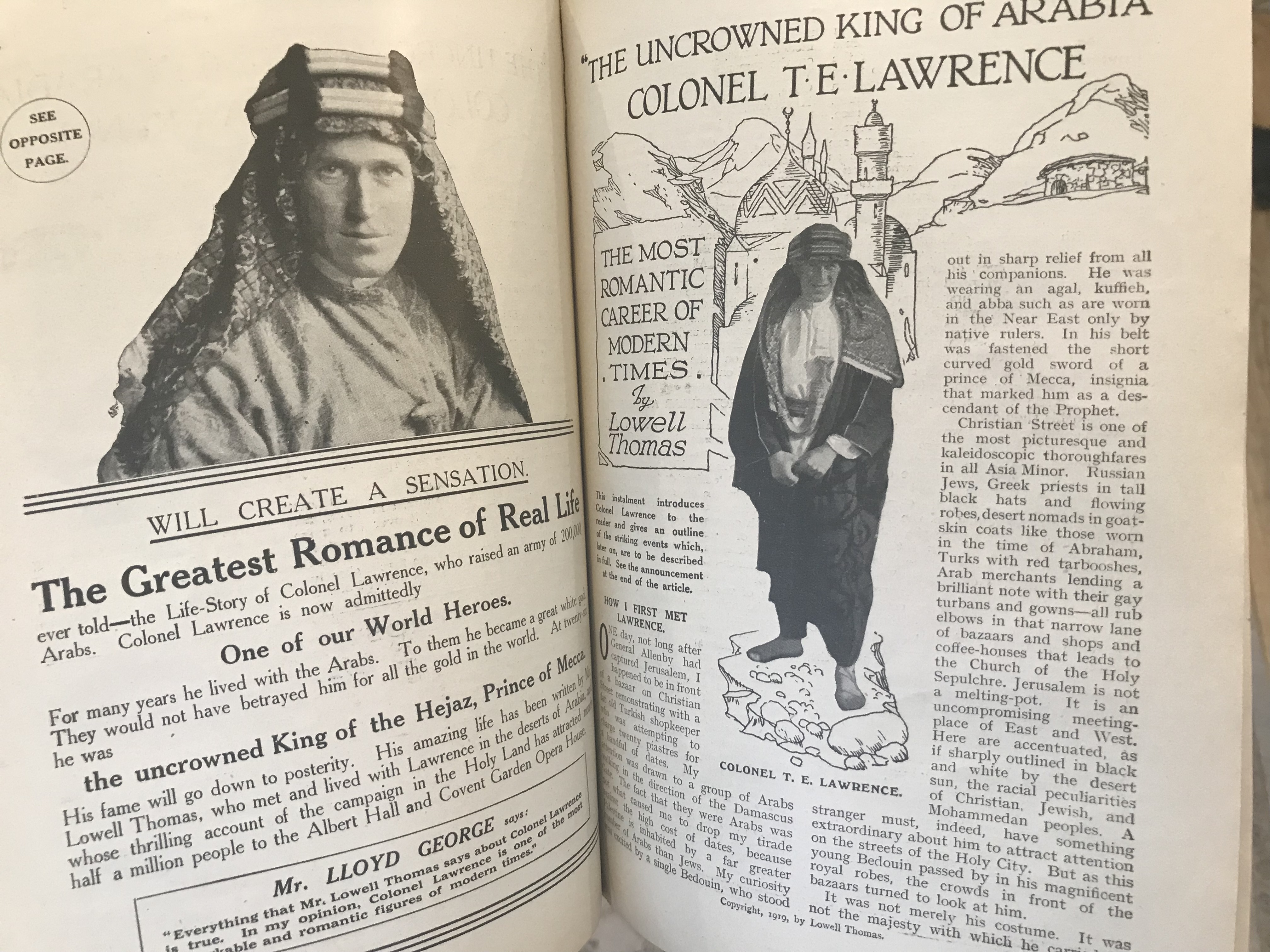 The Strand Magazine Jan-April 1920 Lawrence Of Arabia first appearance ...