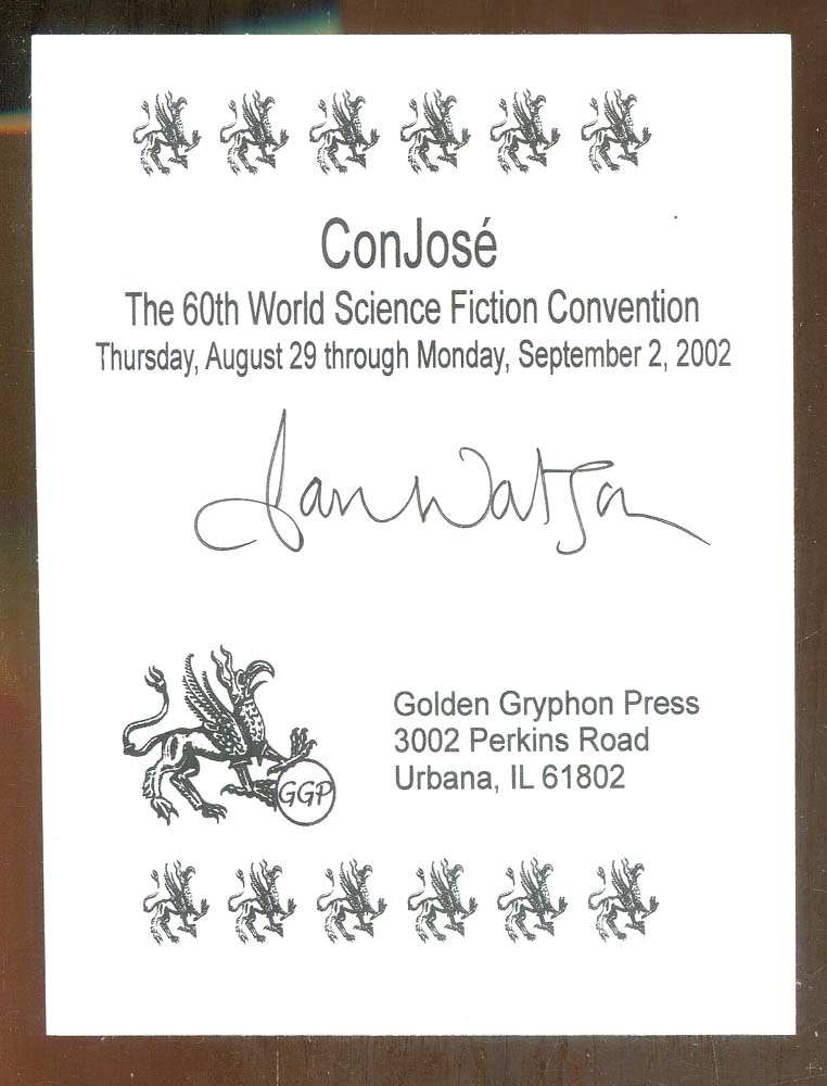 The Great Escape by Watson, Ian: Fine Hardcover (2002) 1st Edition ...