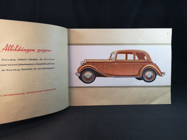 Hanomag-Rekord. 35 PS. von Hanomag:: Gut OKart., 21 x 29 cm (quer ...