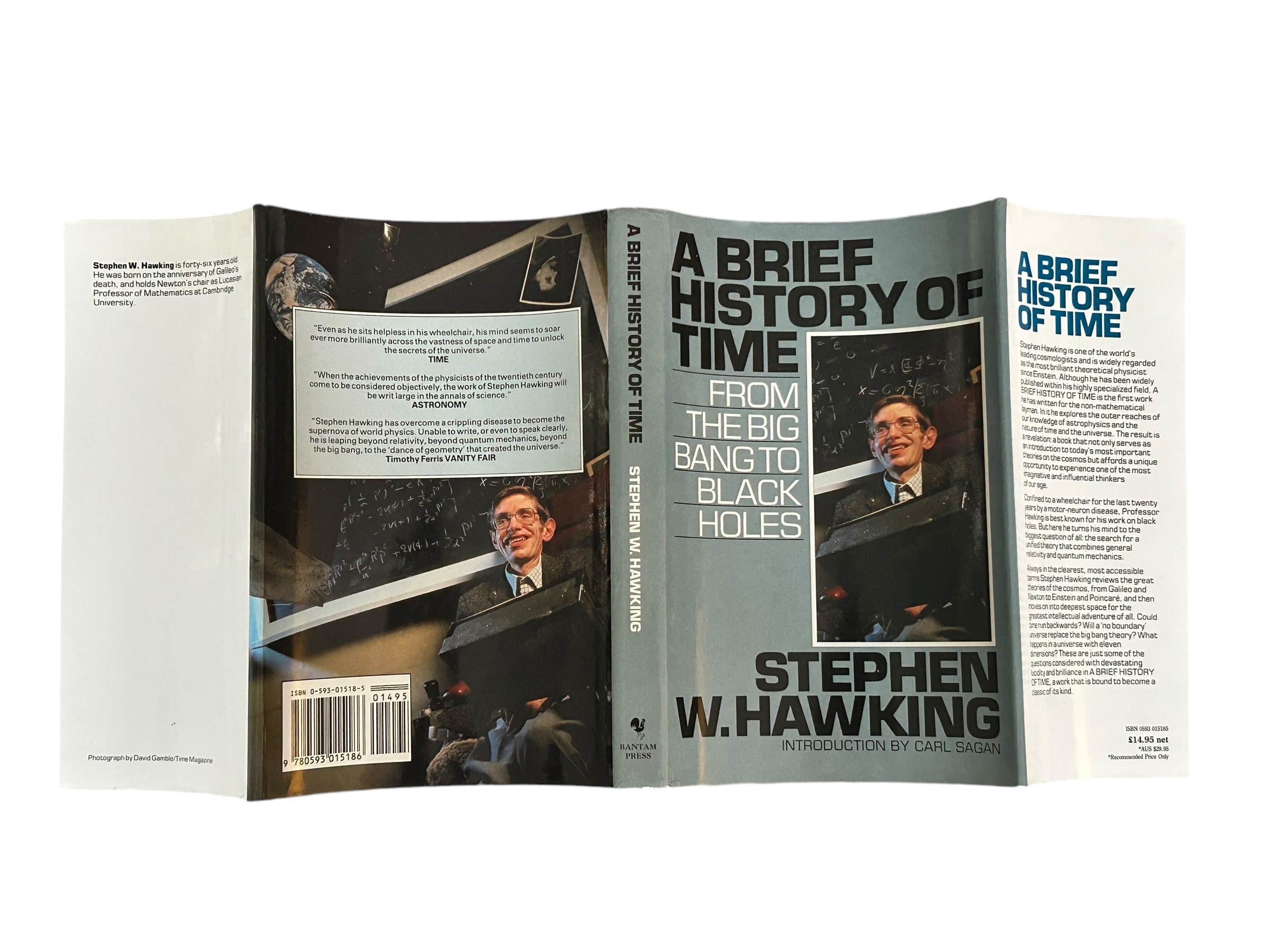 A Brief History of Time by Hawking, Stephen: Very Good Hardcover (1988 ...