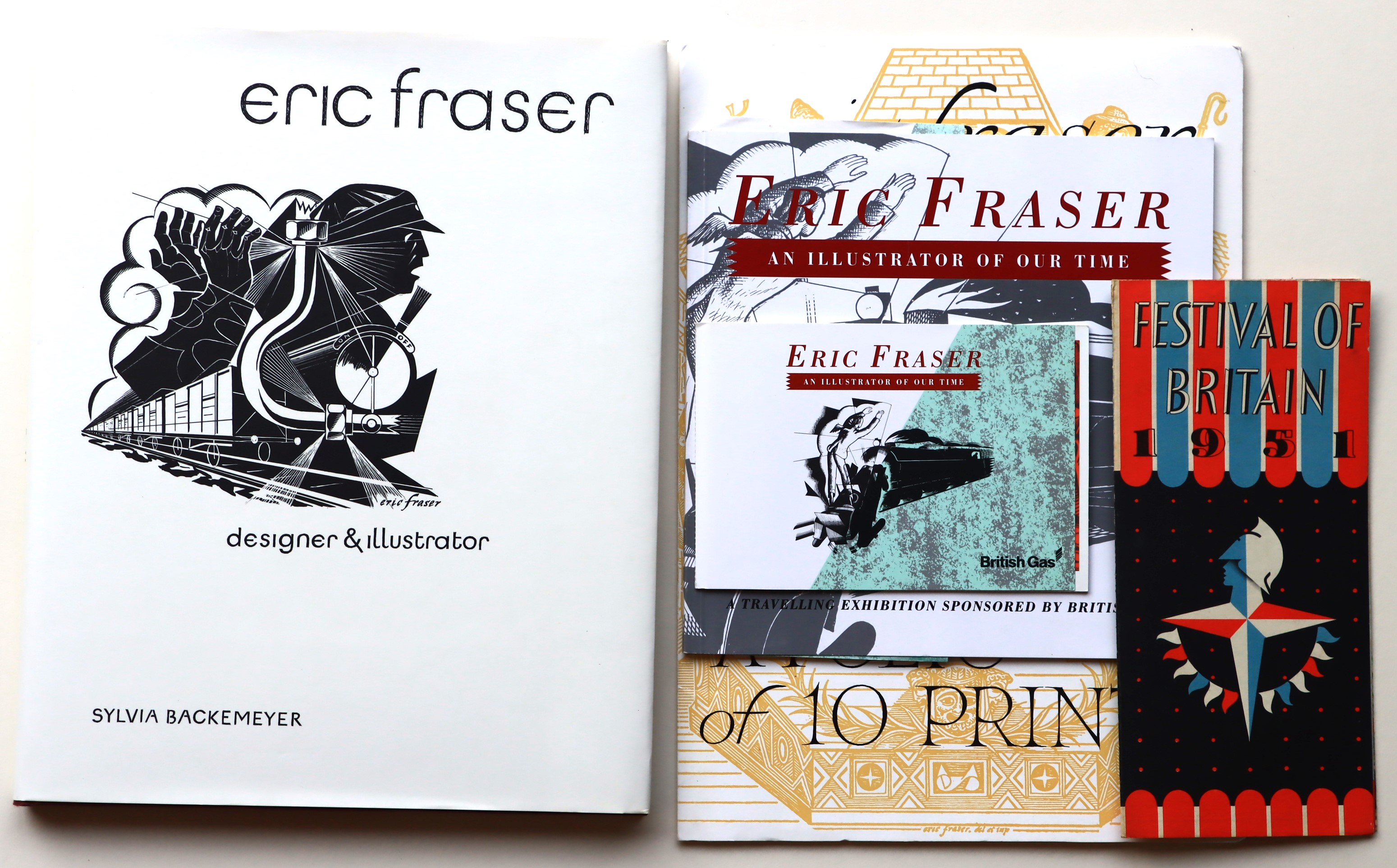 Eric Fraser Designer and Illustrator, with associated ephemera by ...