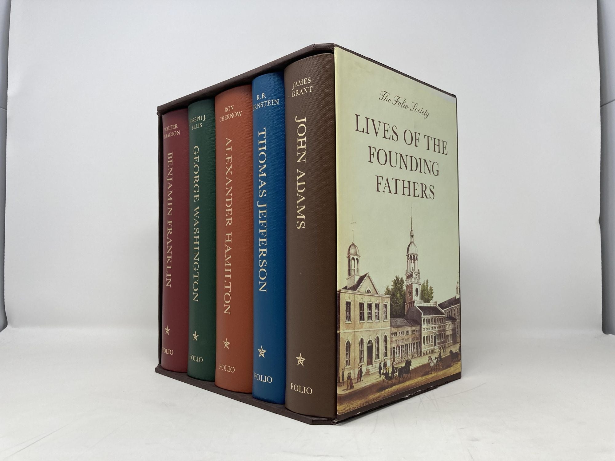 Lives of the Founding Fathers (5 Volumes: Benjamin Franklin, George ...