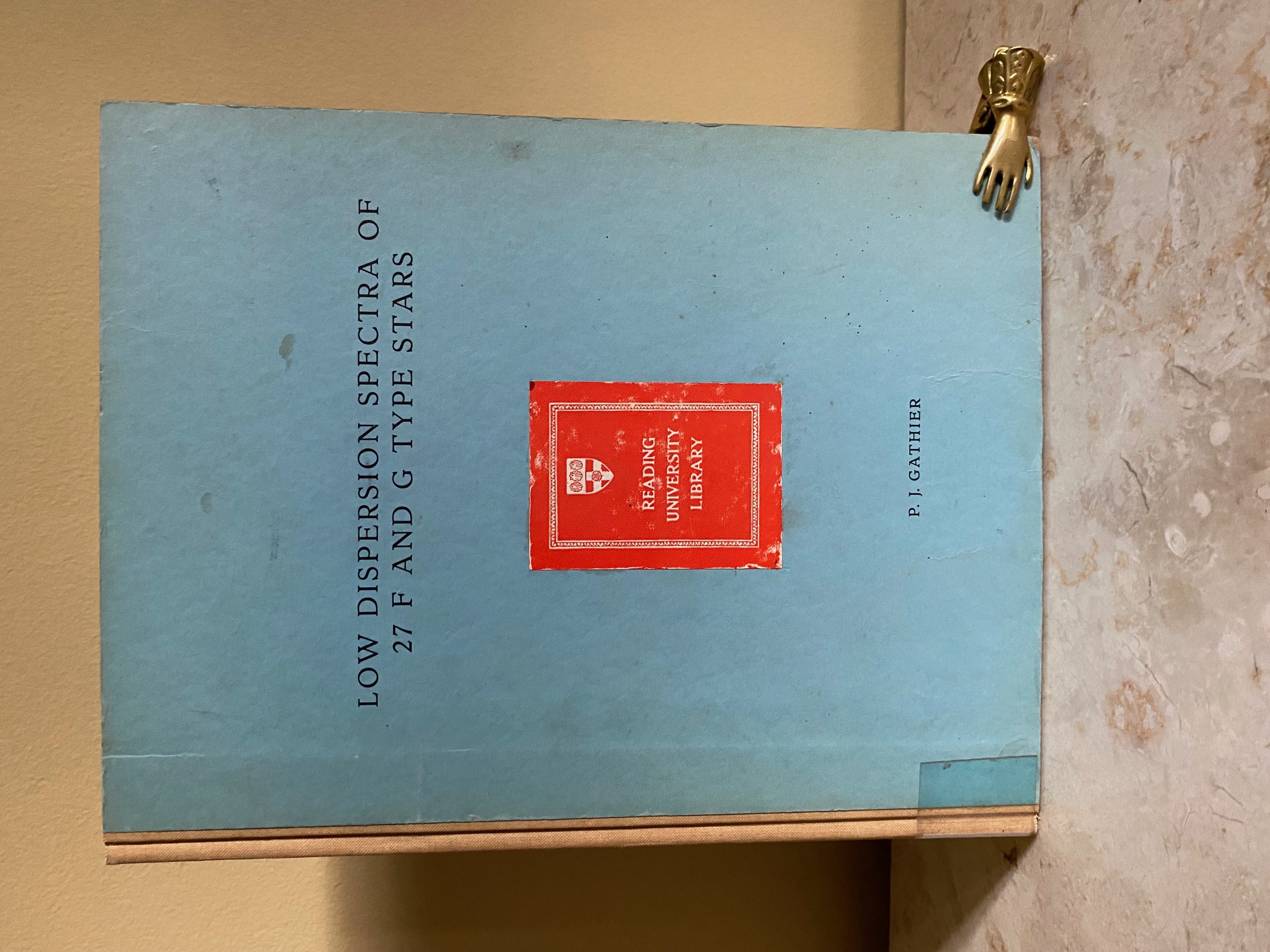 Low Dispersion Spectra of 27 F and G Type Stars | Dissertation Thesis ...