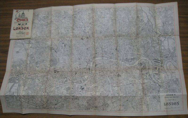 Cook's historical & literary map of London. Embracing historical and ...