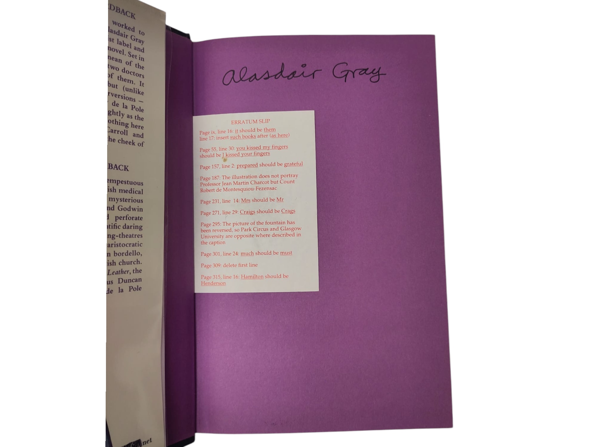 POOR THINGS. by Gray, Alasdair.: Very Good Hardcover (1992) First ...