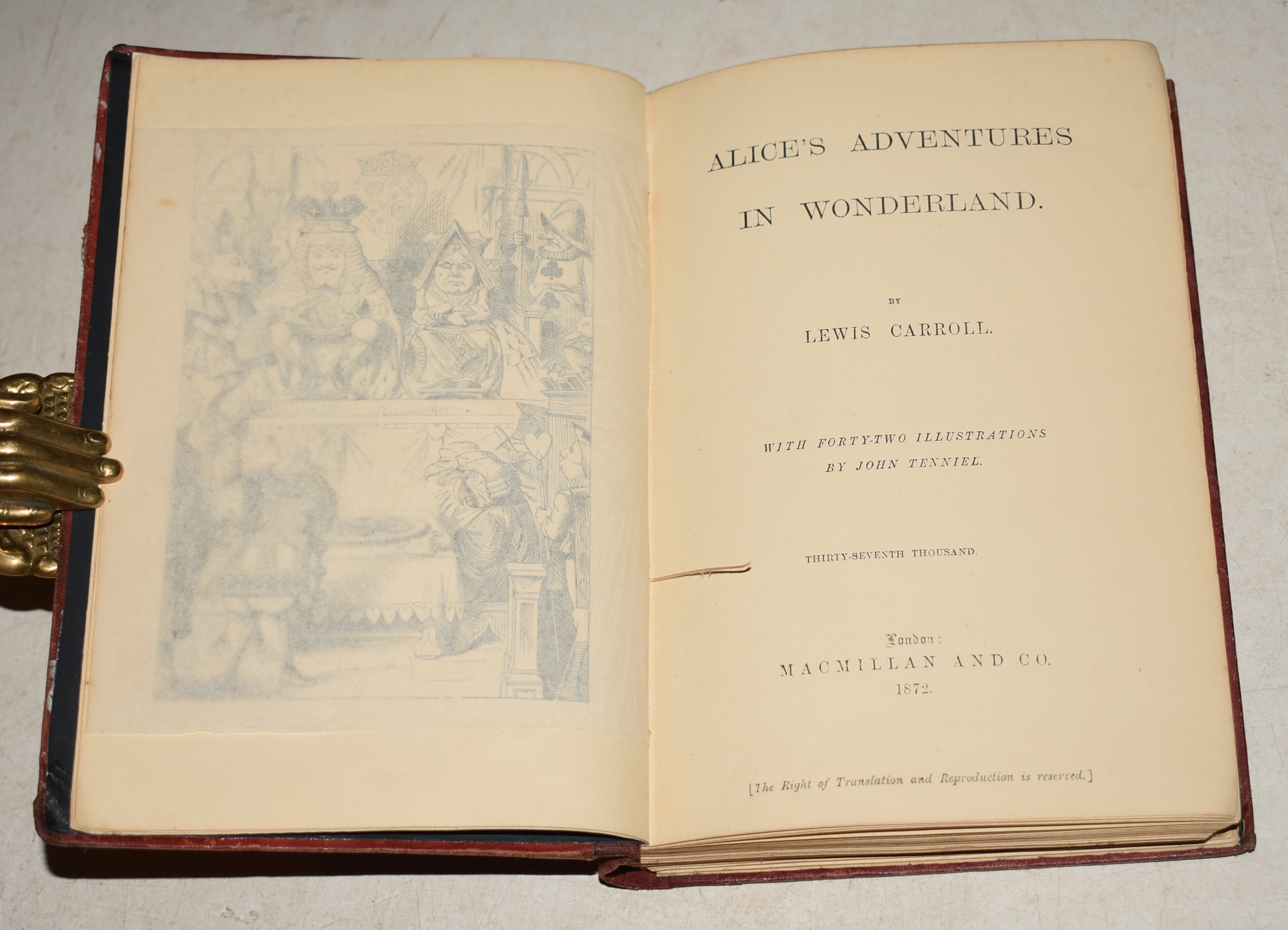 Alice's Adventures In Wonderland. With Forty-Two Illustrations by John ...