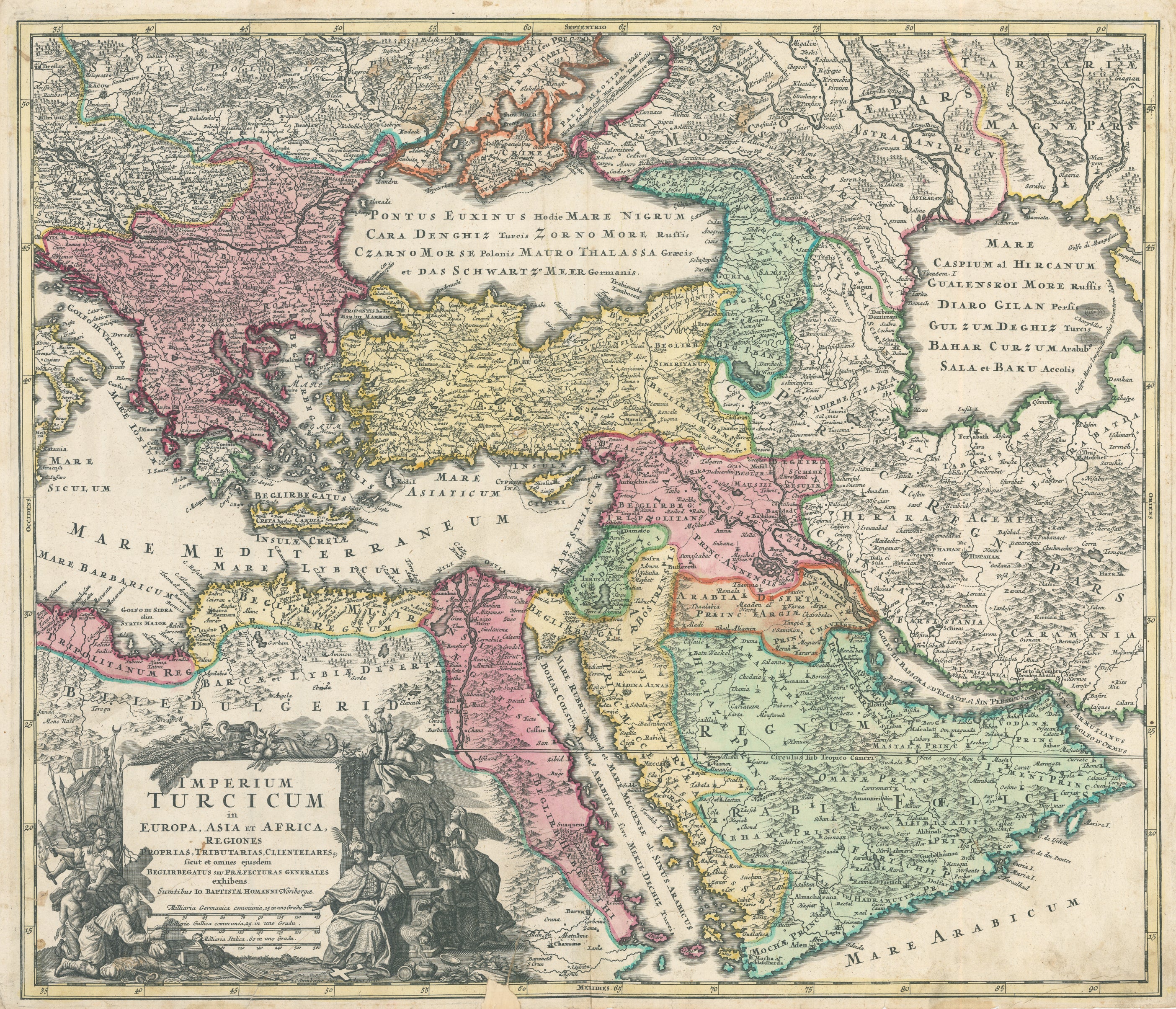 1720 Imperium Turcicum in Europa, Asia, et Africa Regiones… by Imperium ...