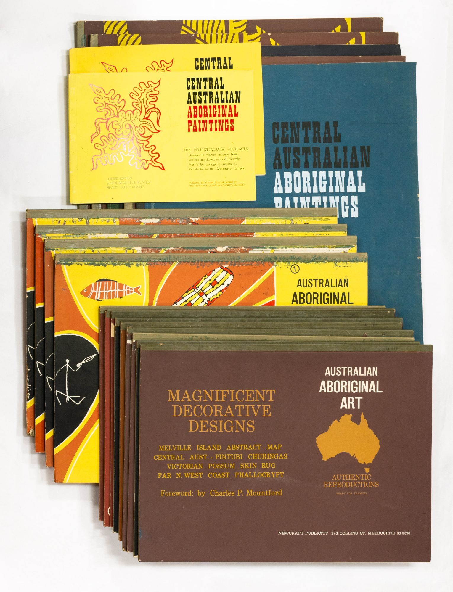 A collection of portfolios of Indigenous Australian art produced by ...