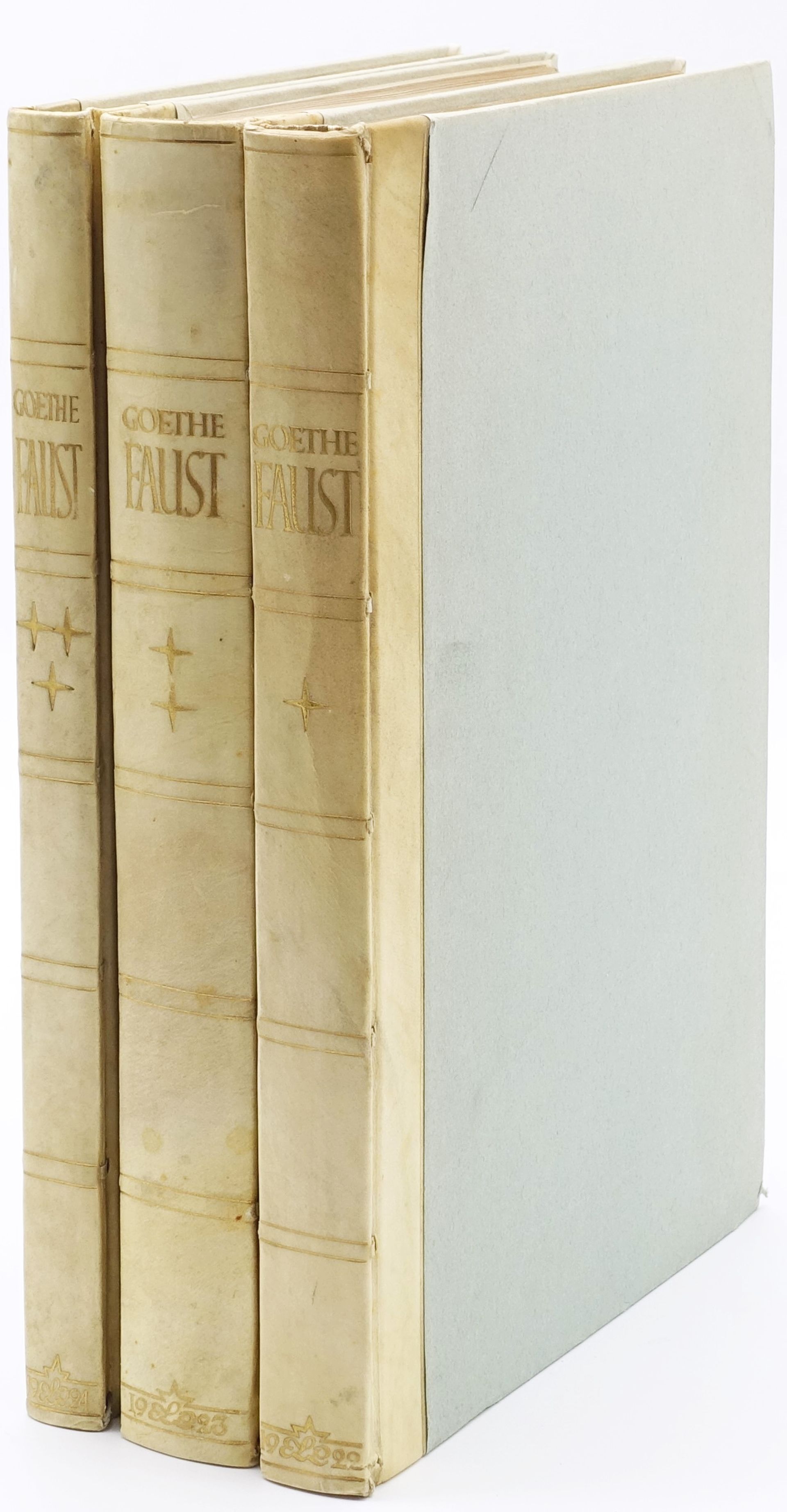 Faust. Erster und zweiter Teil, Urfaust. 3 Bände von Goethe, J. W. v ...