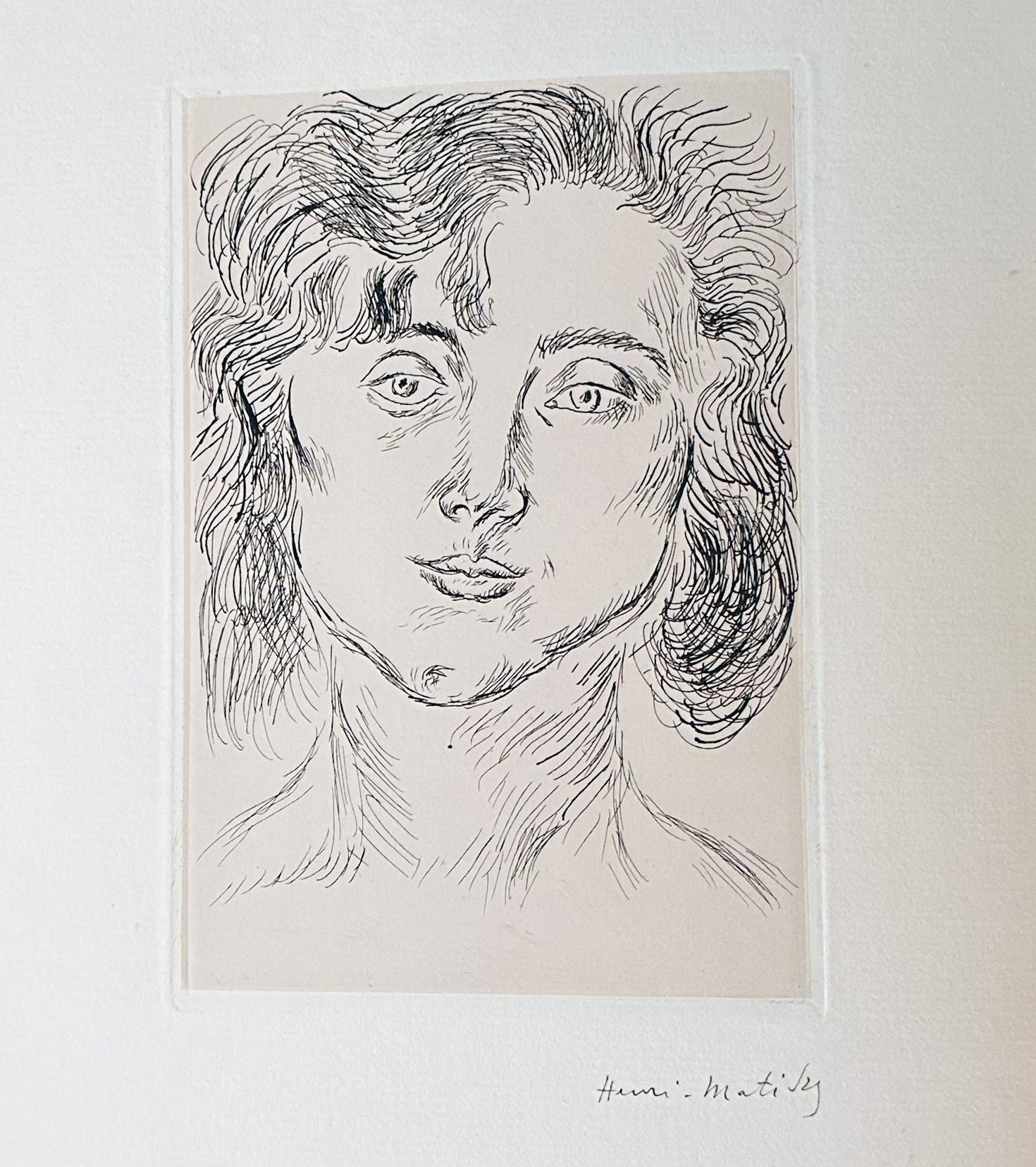 Cinquante Dessins par Henri Matisse. With one original etching signed ...