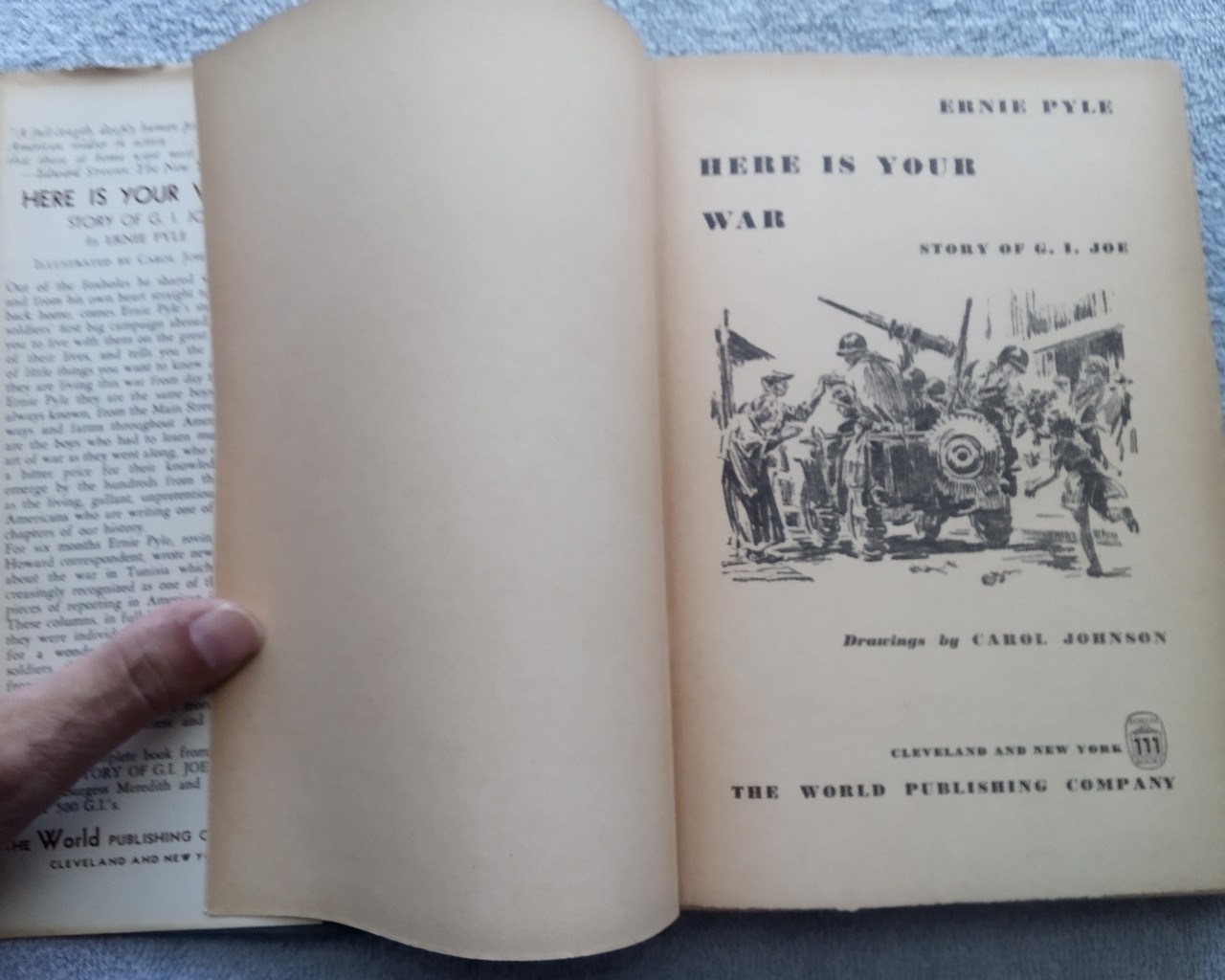 Here is Your War (The Story of G.I. Joe) (Movie-Tie-In) (1945) by Ernie ...