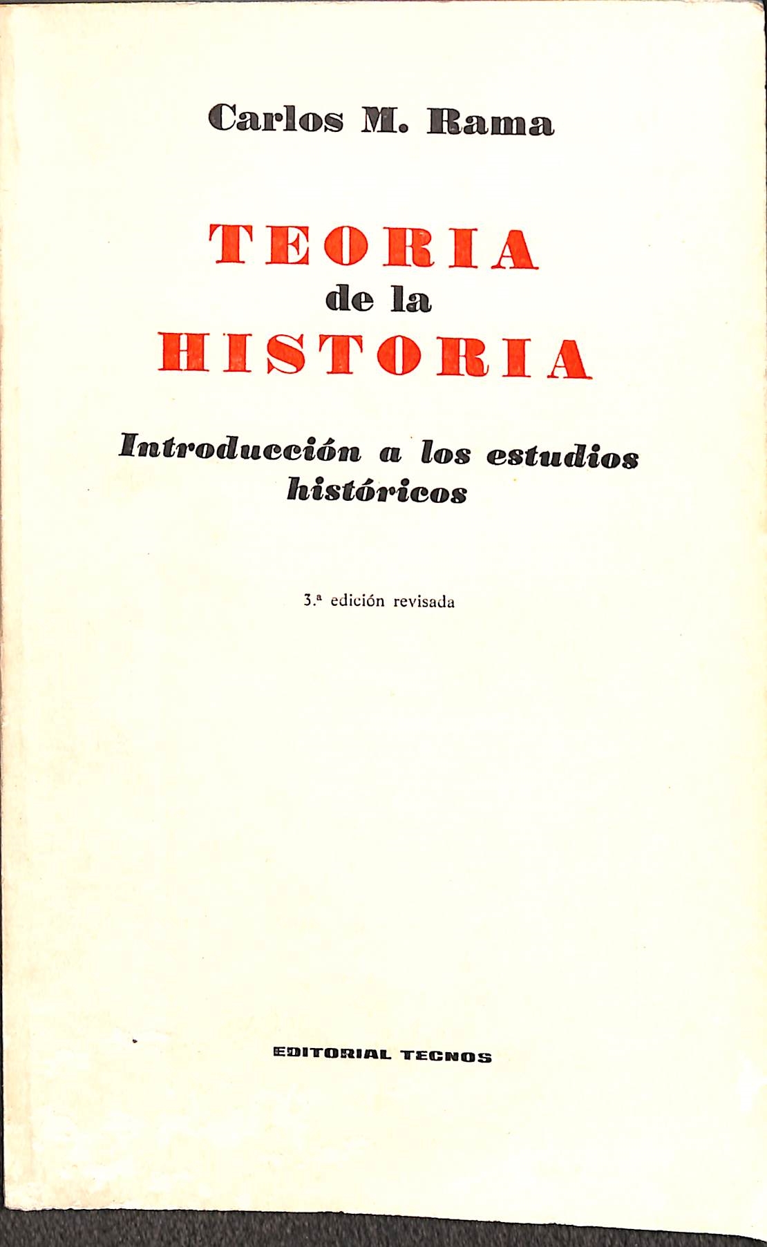 TEORIA DE LA HISTORIA - INTRODUCCIÓN A LOS ESTUDIOS HISTÓRICOS. de ...