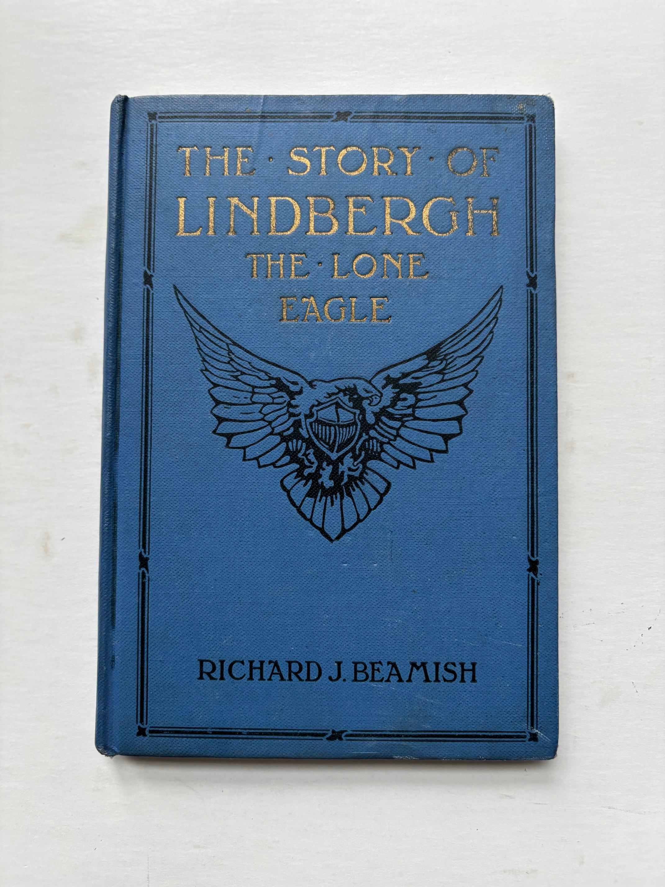 THE STORY OF LINDBERGH THE LONE EAGLE (Salesman's Sample Copy) by ...
