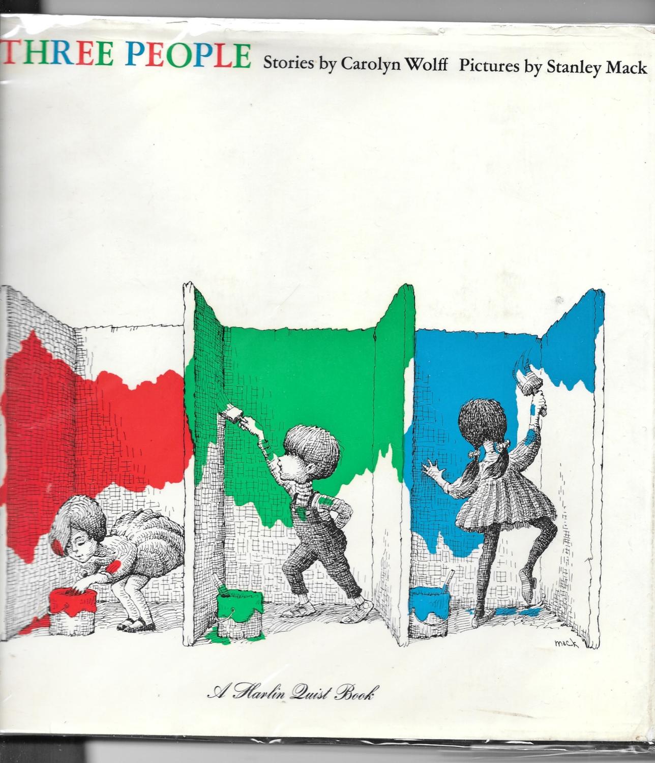 Three People by Wolff, Carolyn: Near Fine Hardcover (1968) First ...