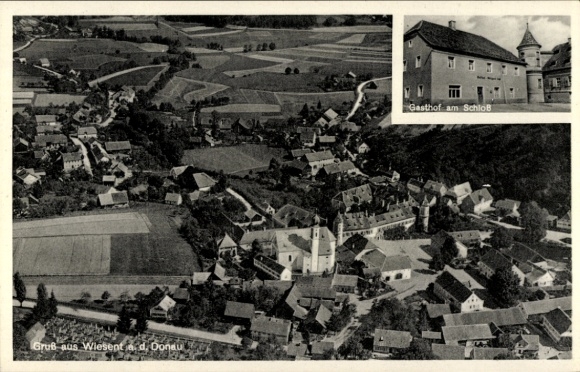 Ansichtskarte / Postkarte Wiesent in der Oberpfalz, Fliegeraufnahme ...