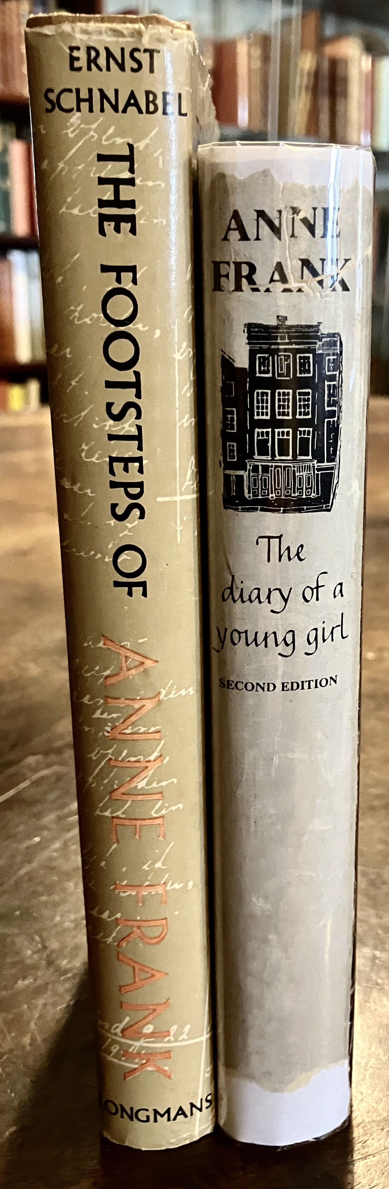 ANNE FRANK, THE DIARY OF A YOUNG GIRL & THE FOOTSTEPS OF ANNE FRANK TWO ...