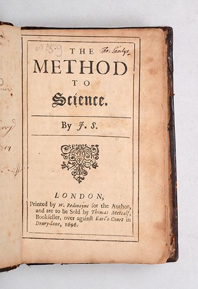 The Method to Science. by SERGEANT, John. | Peter Harrington. ABA/ ILAB.