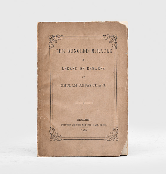 The Bungled Miracle: A Legend of Benares. by GREEVEN, Richard, as ...