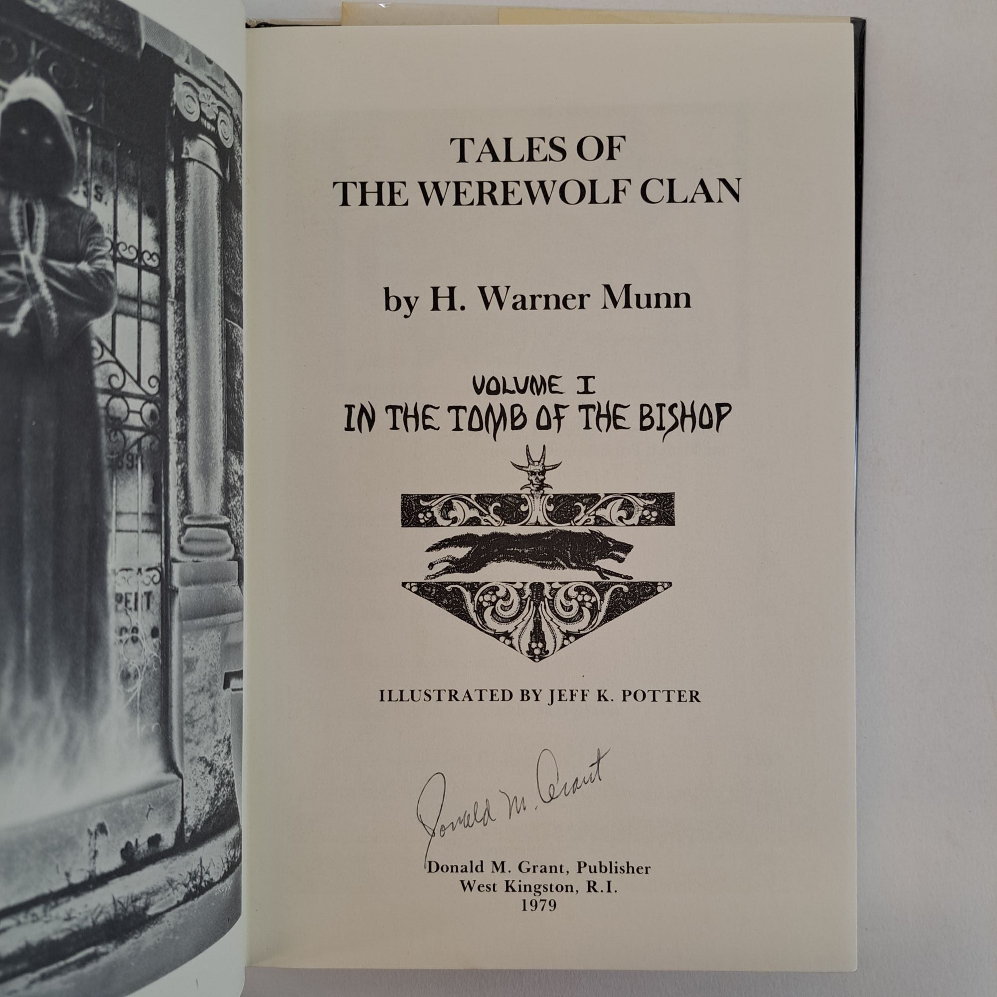 TALES OF THE WEREWOLF CLAN [2 Volumes] [Signed] by Munn, H. Warner ...