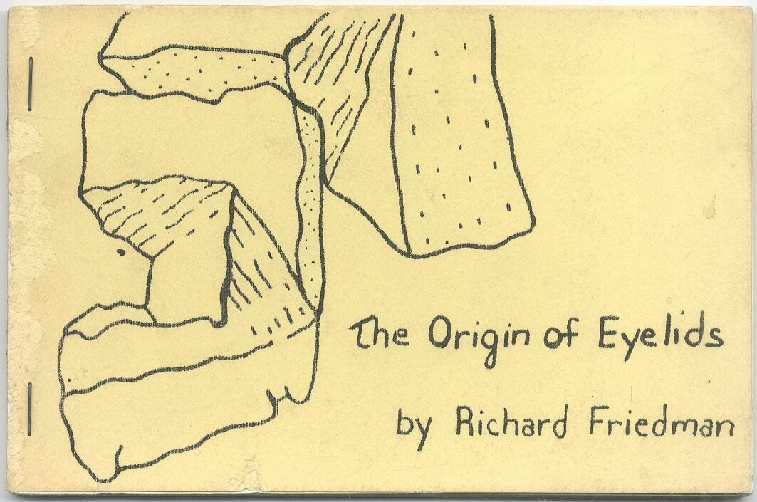 The Origin of Eyelids by FRIEDMAN, Richard: Very Good Softcover (1972 ...
