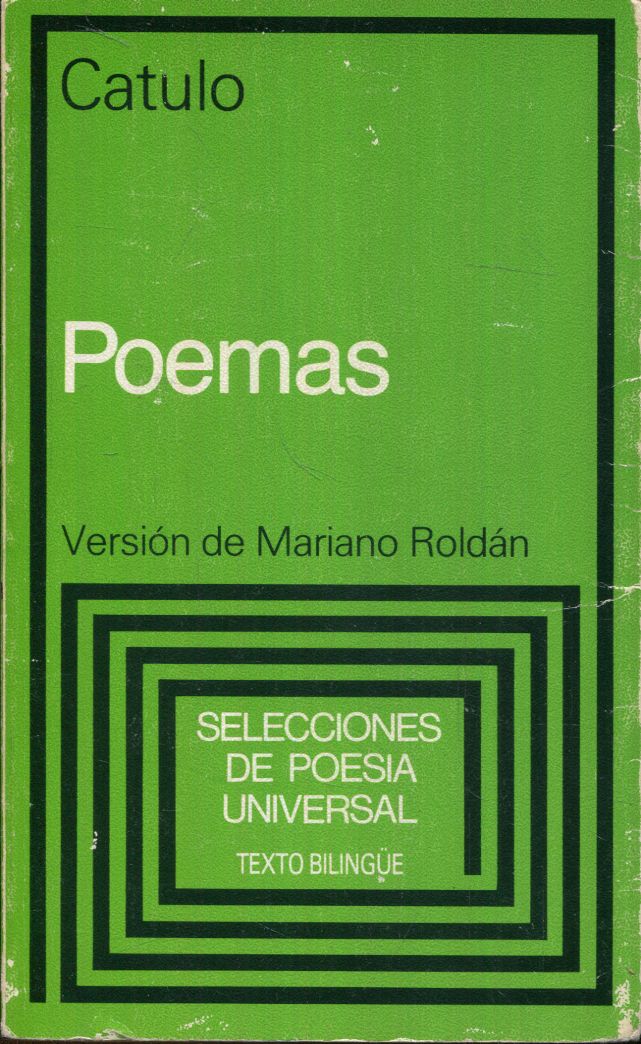 Poemas de Catulo: (1984) | Rincón de Lectura