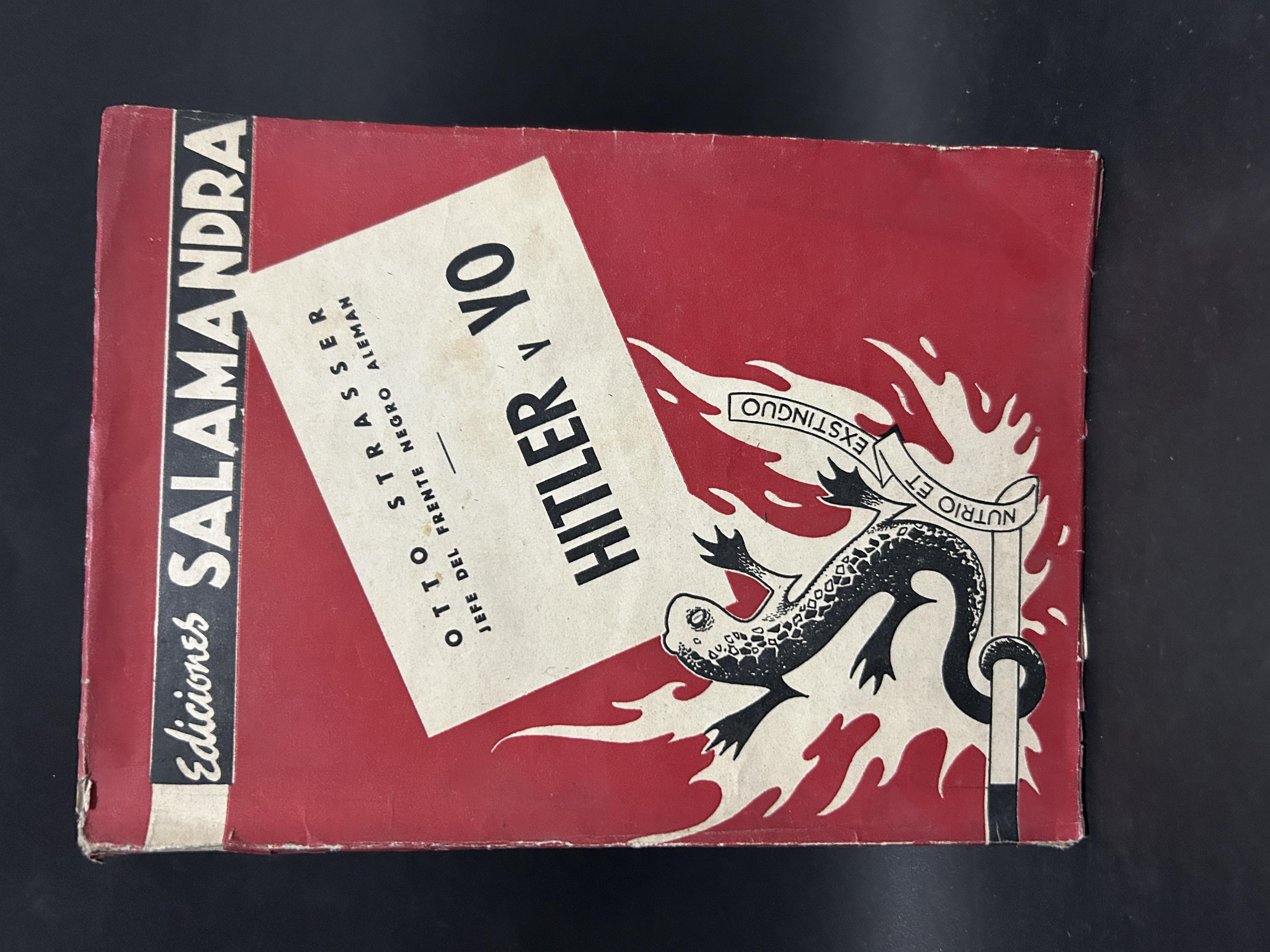 HITLER Y YO - PRIMERA EDICIÓN EN ESPAÑOL by OTTO STRASSER: Muy bien ...