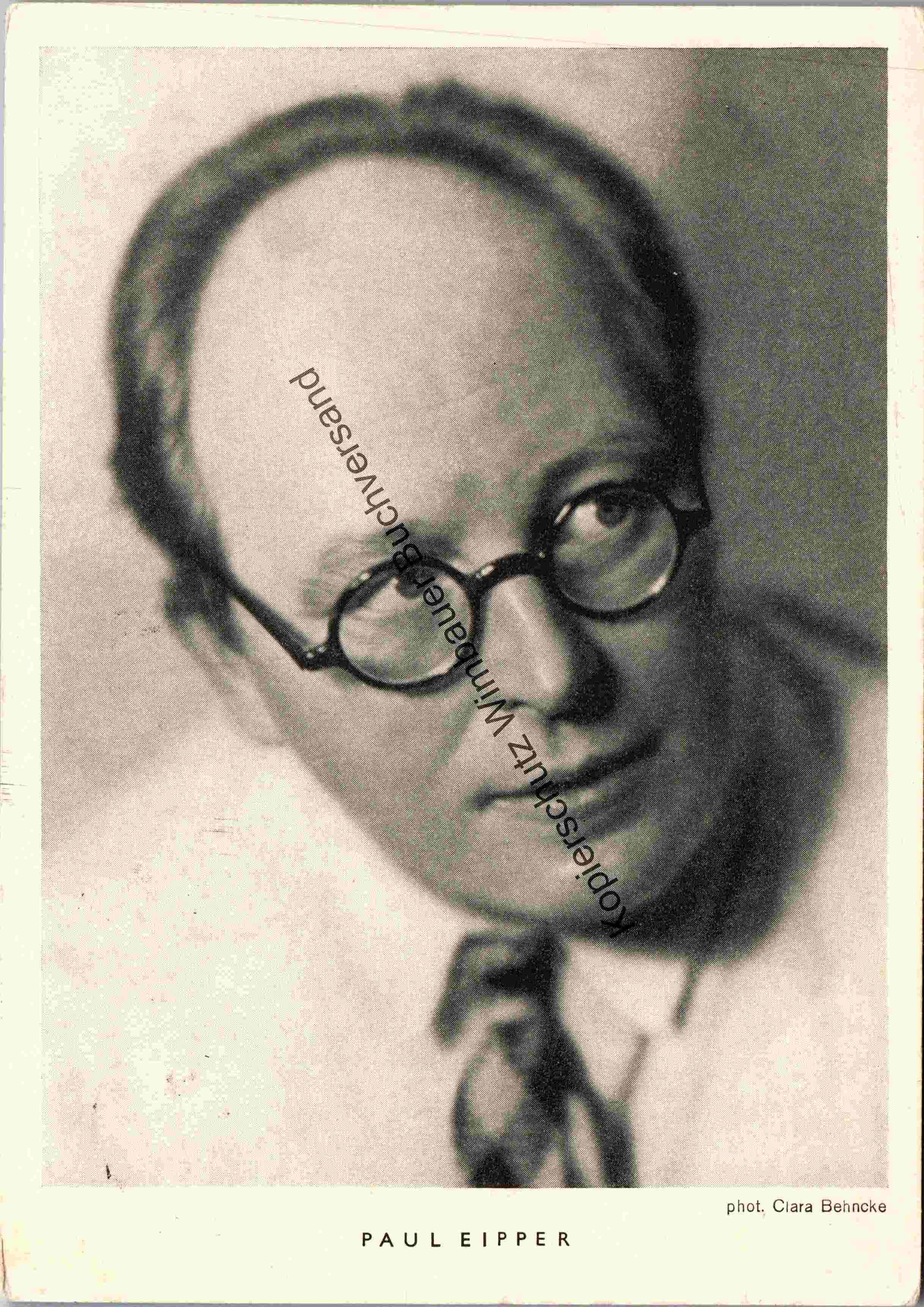 Original Autograph Paul Eipper (1891-1964) /// Autograph signiert ...