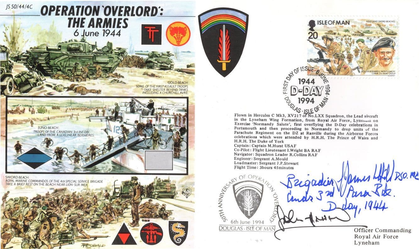 Brigadier James Hill John Howard of D-Day WW2 Landings MULTI Hand ...