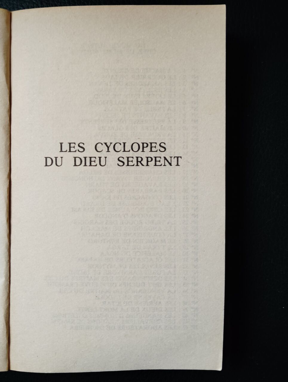 Les cyclopes du dieu serpent by Lord Jeffrey: Good (1988) | Démons ...