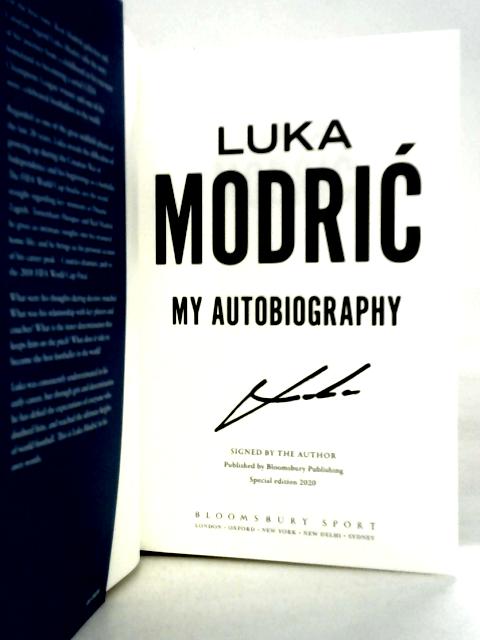 Luka Modric: My Autobiography de Luka Modric: Good (2020) Firmado por ...