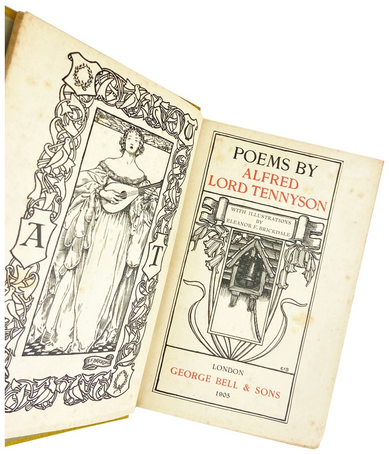 Poems von Alfred Lord Tennyson; Eleanor F. Brickdale [illus.]: Very ...