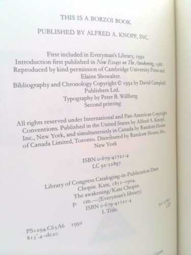 The Awakening (Everyman's Library Classics & Contemporary Classics) by ...