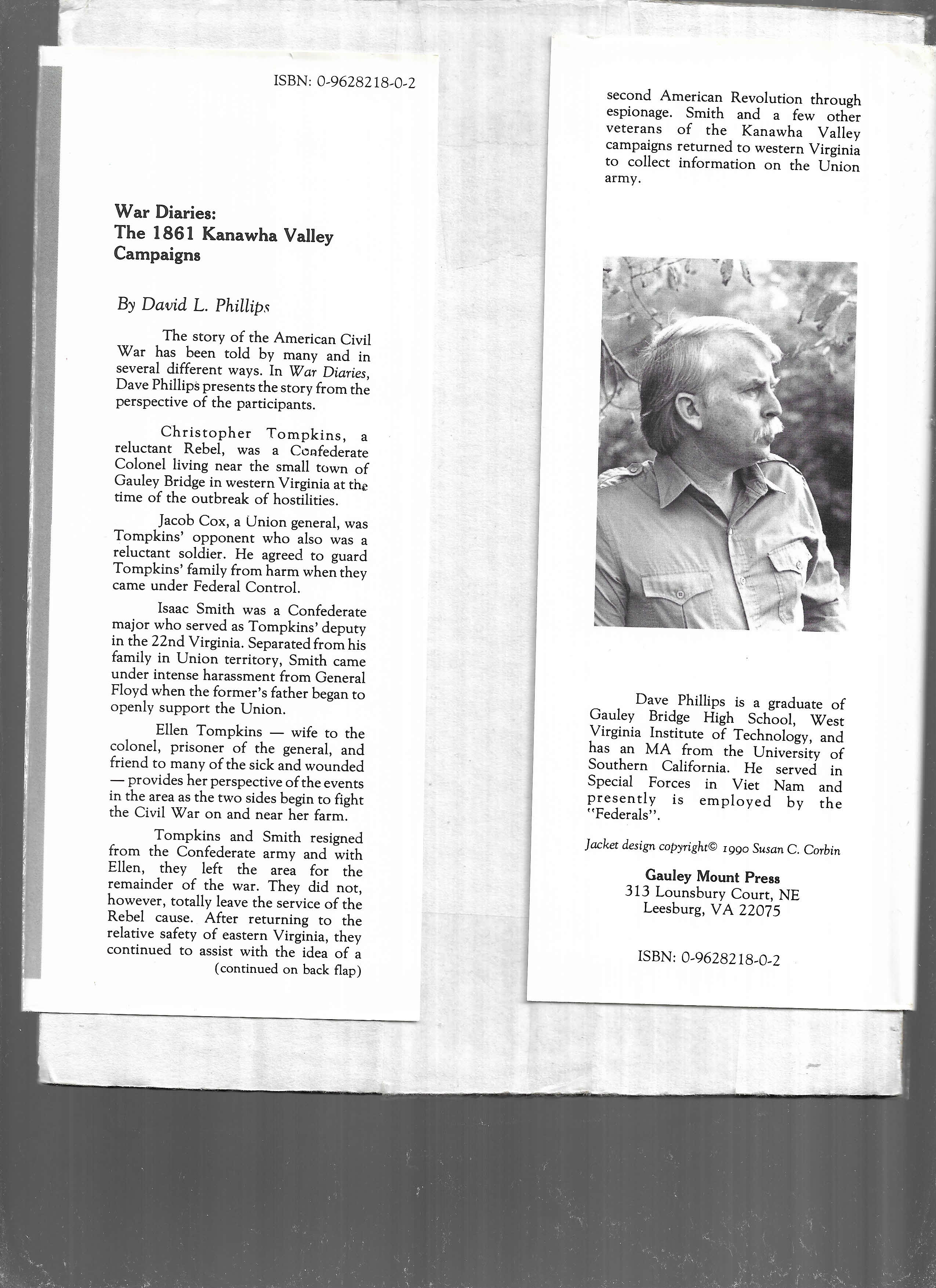 WAR DIARIES: The 1861 Kanawha Valley Campaign by Phillips, David L. and ...