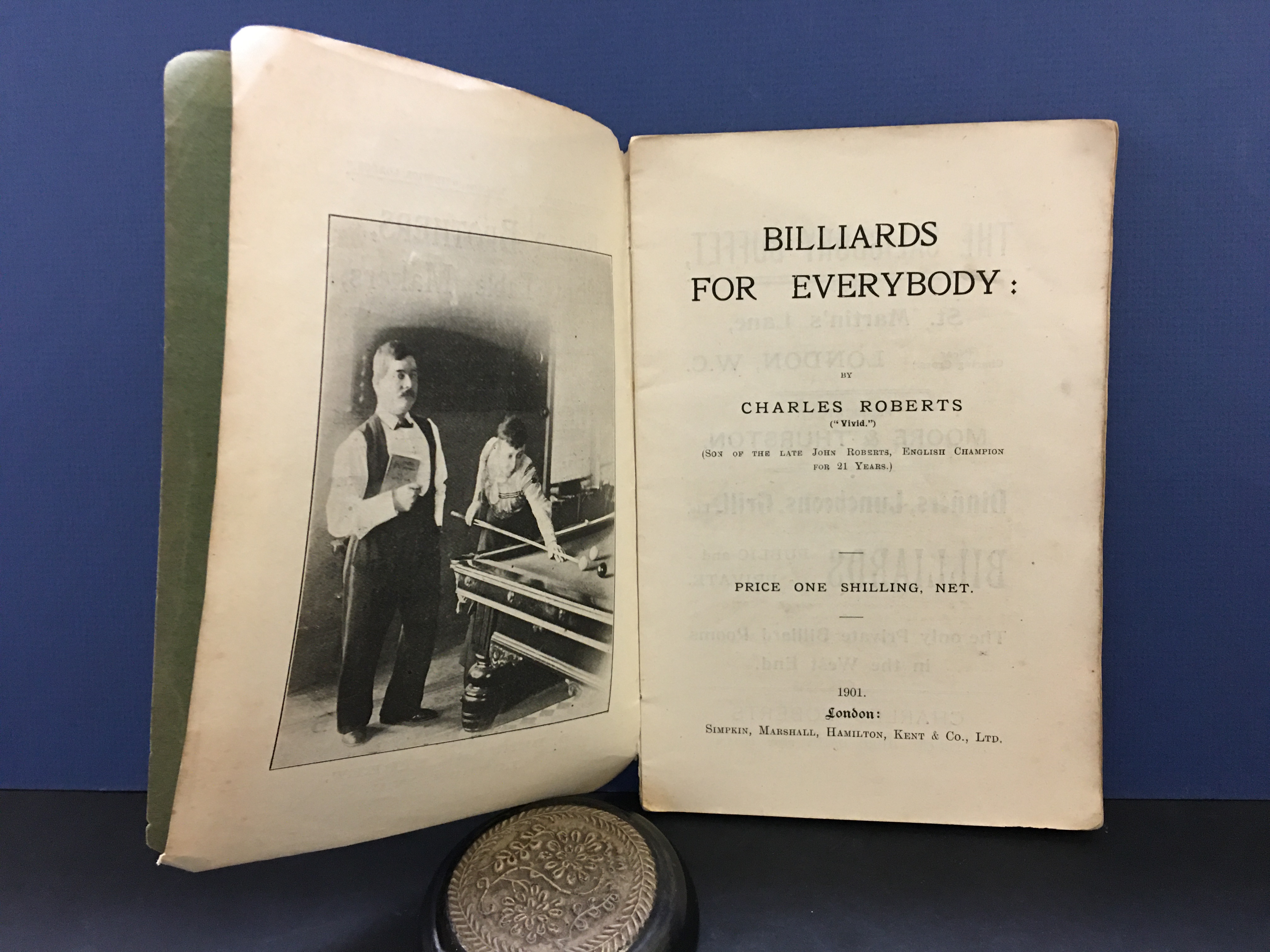 Billiards for Everybody by Roberts, Charles: Good Soft cover (1901) 1st ...