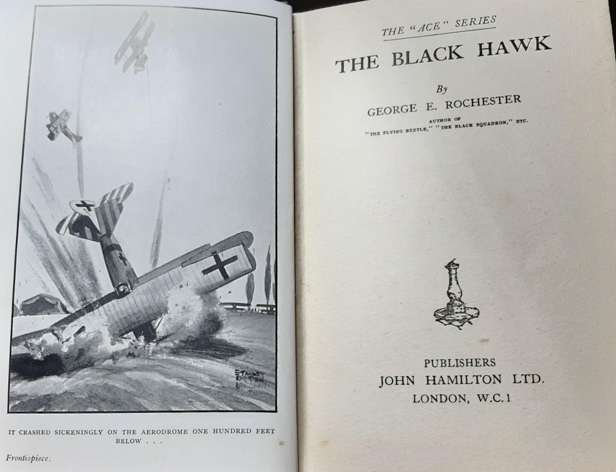 THE BLACK HAWK by ROCHESTER George E. | Rothwell & Dunworth (ABA, ILAB)