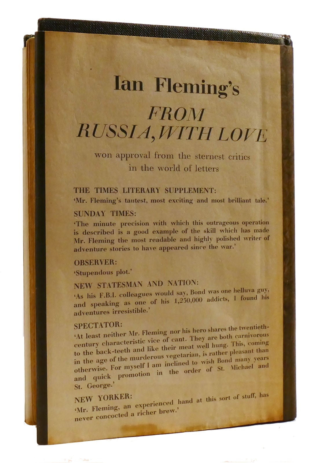 DR. NO by Ian Fleming: Hardcover (1958) First Edition; First Printing ...