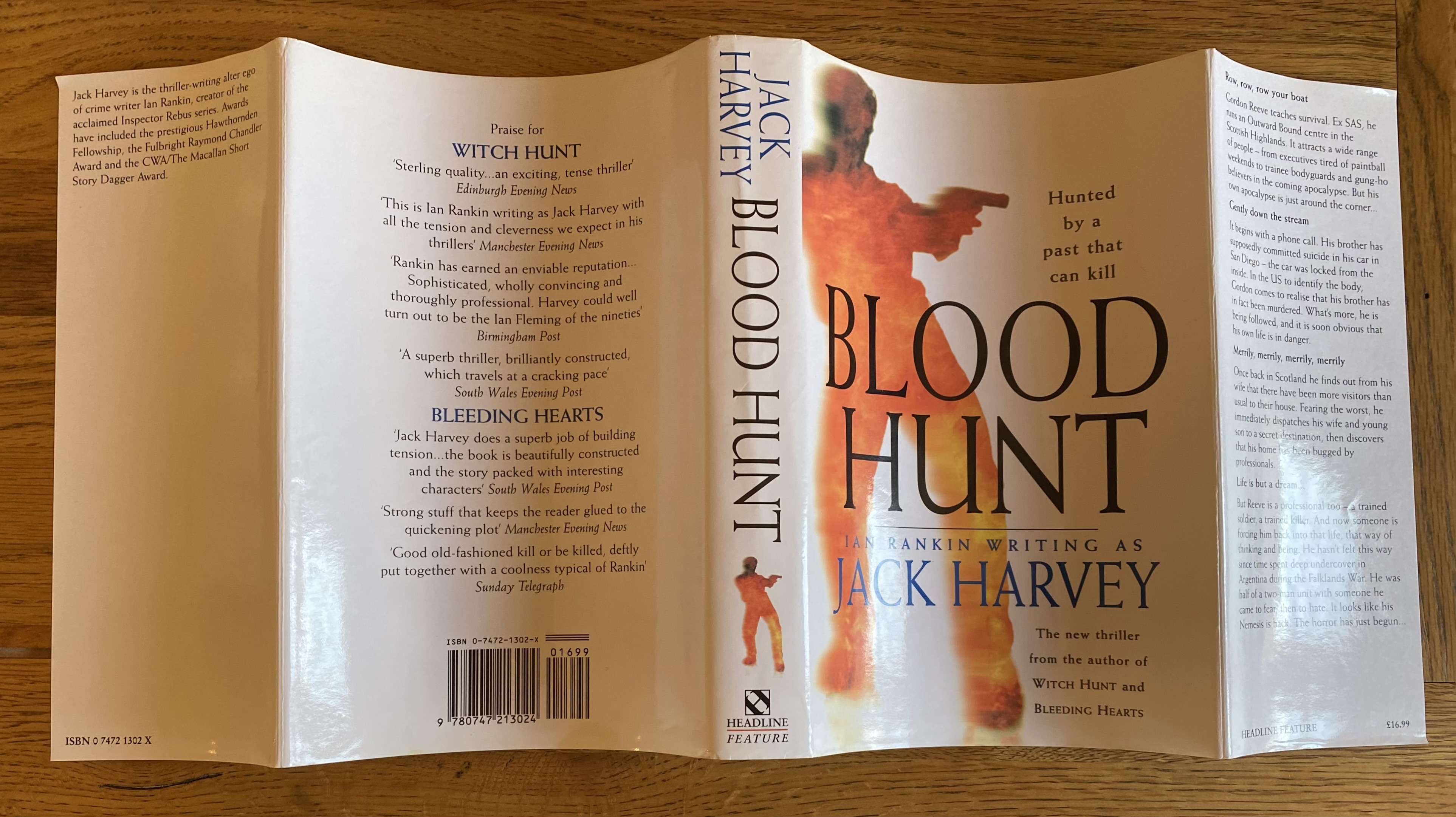 Blood Hunt by Harvey, Jack [Rankin, Ian]: Hard Cover (1995) First ...