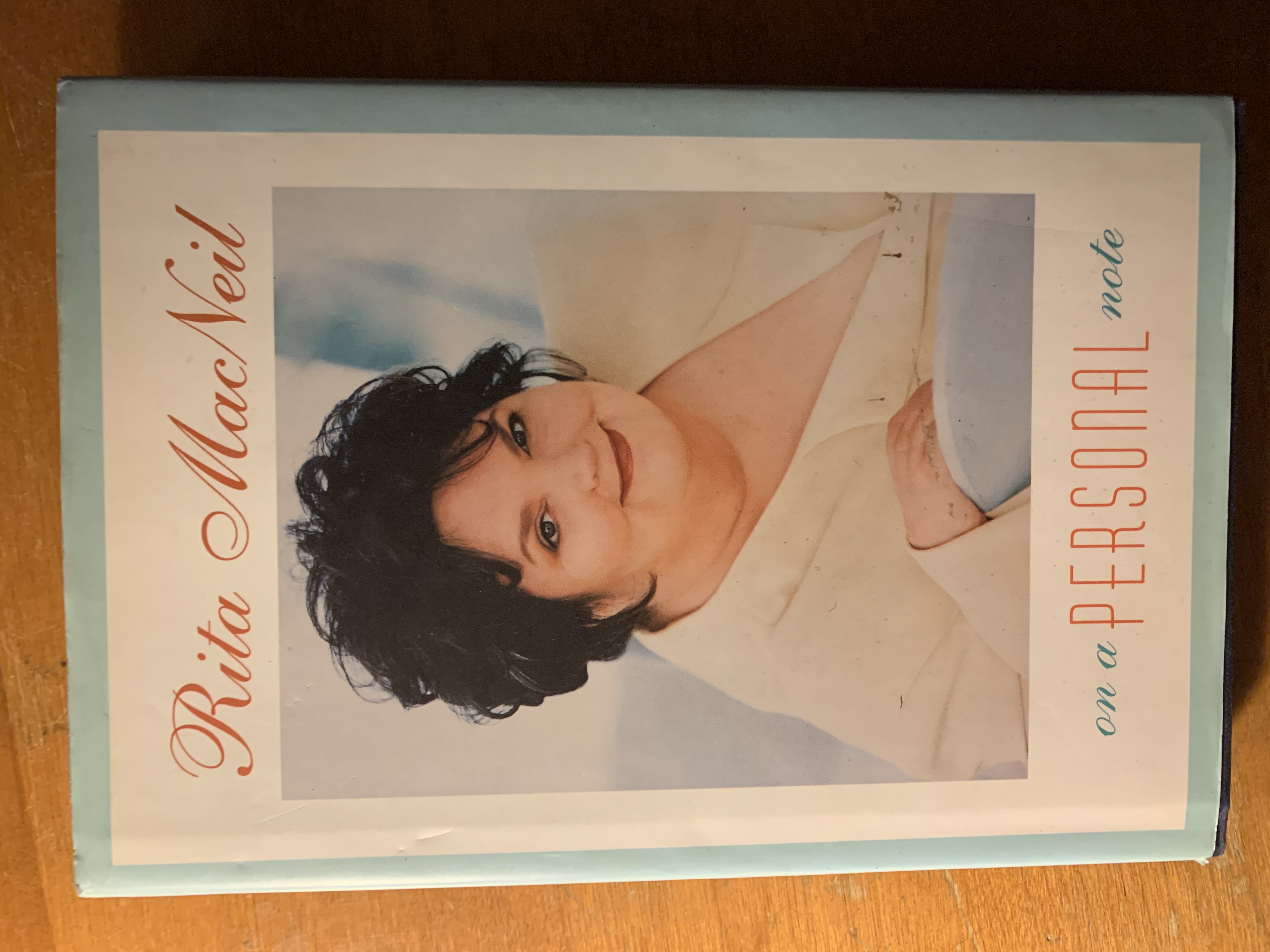 On a personal note by Rita Macneil with Anne Simpson: Good Hardcover ...