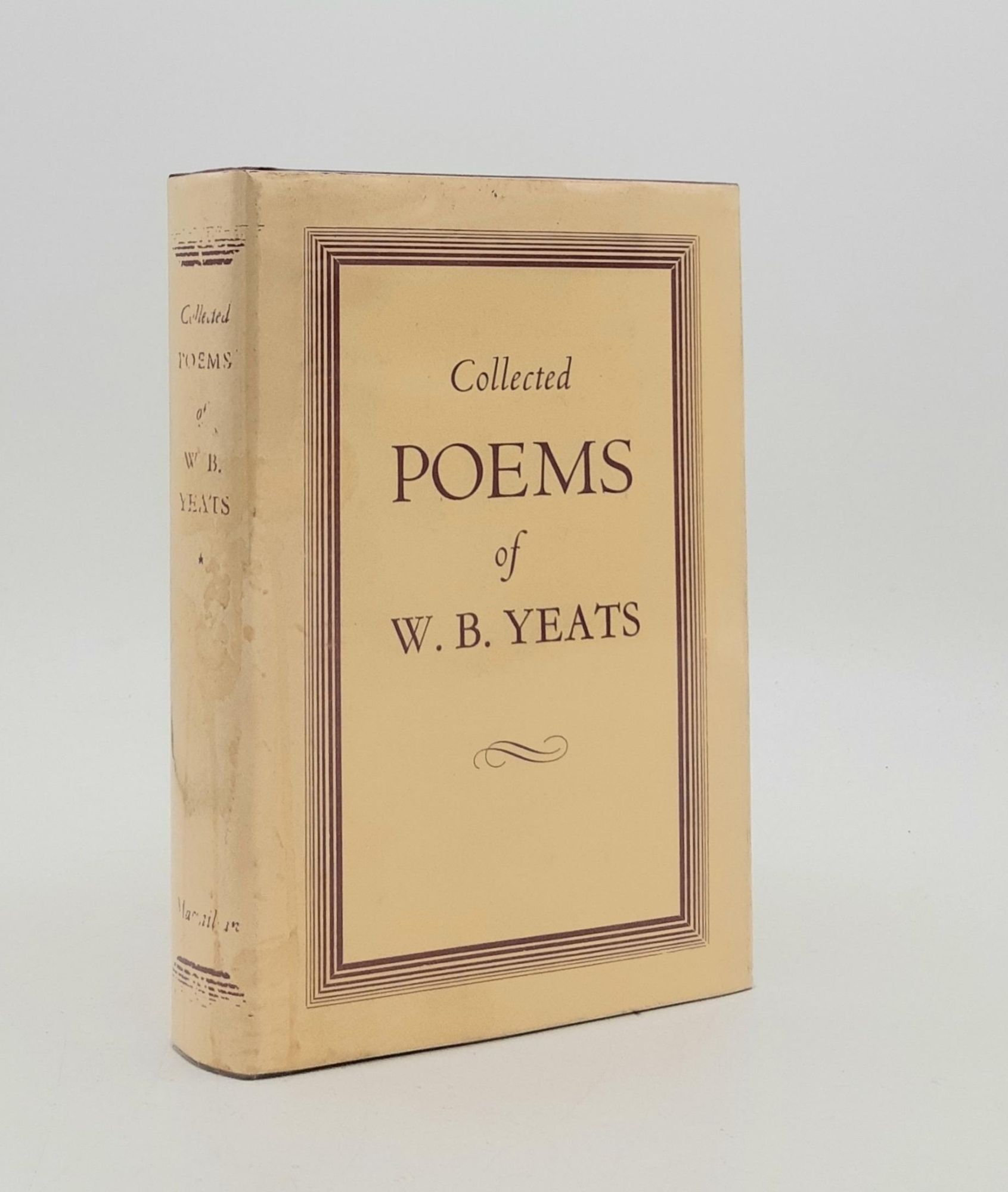 THE COLLECTED POEMS OF W.B. YEATS by YEATS W.B. | Rothwell & Dunworth ...
