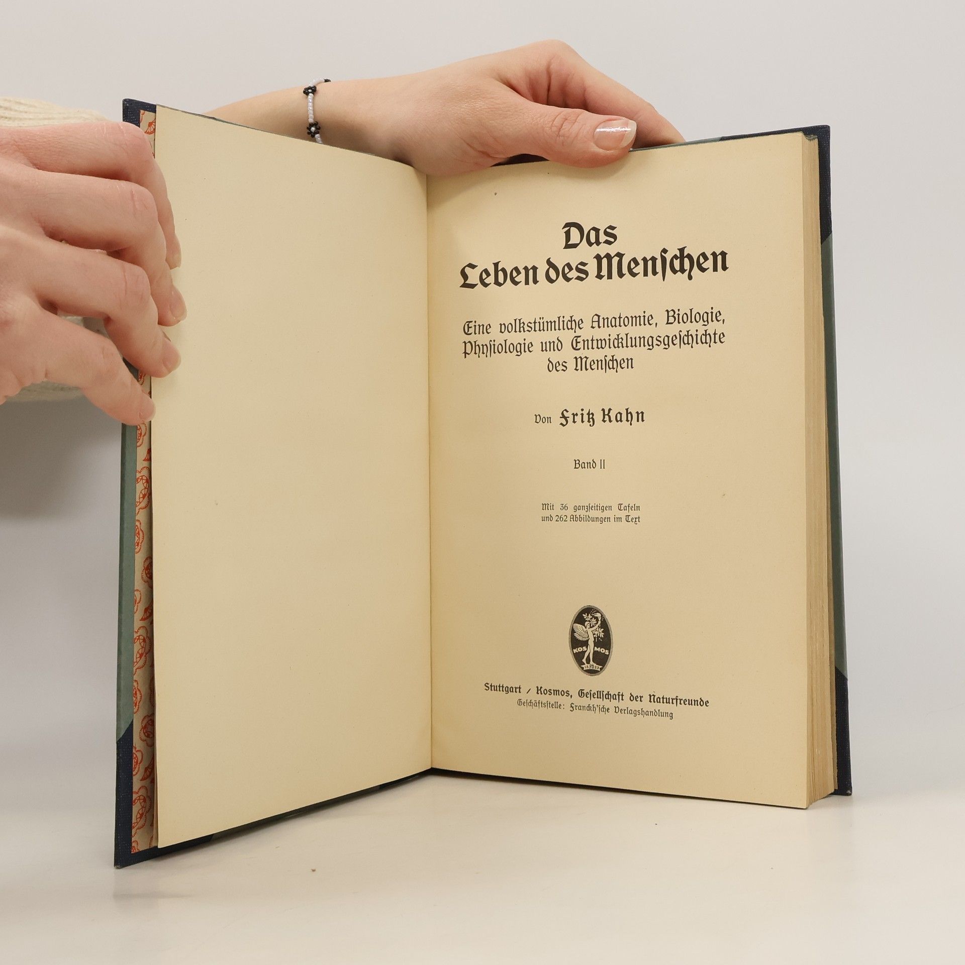 Das Leben des Menschen Band 2. von Fritz Kahn: Fine (1926) | Bookbot