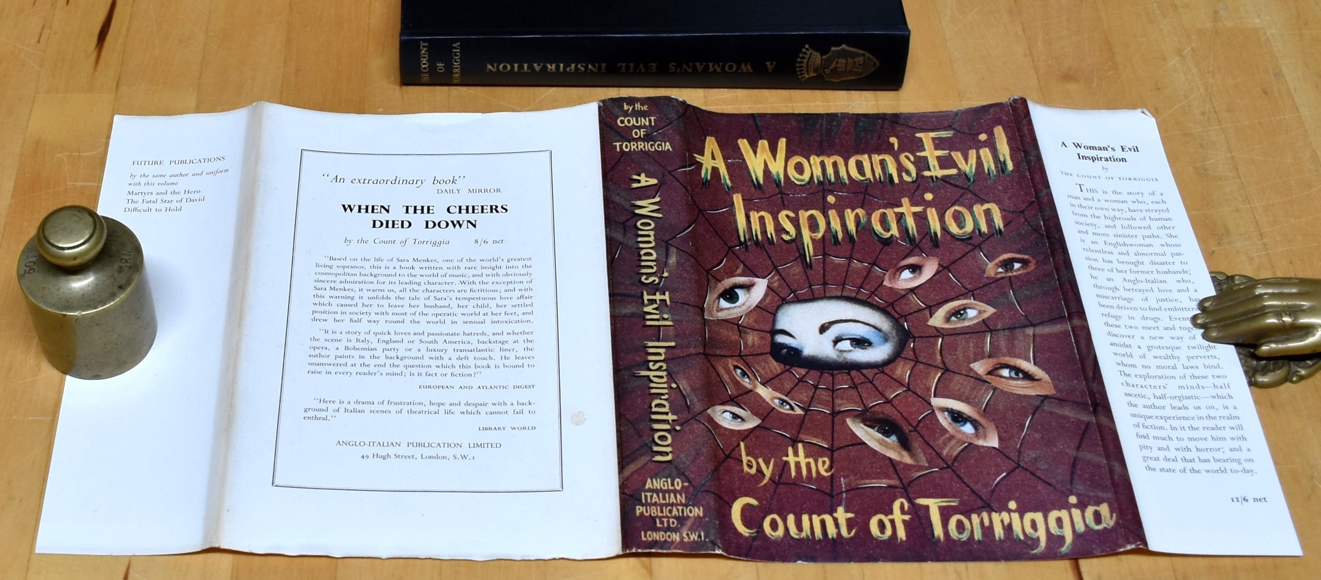 A Woman's Evil Inspiration von Count of Torriggia: Very Good Hardcover ...