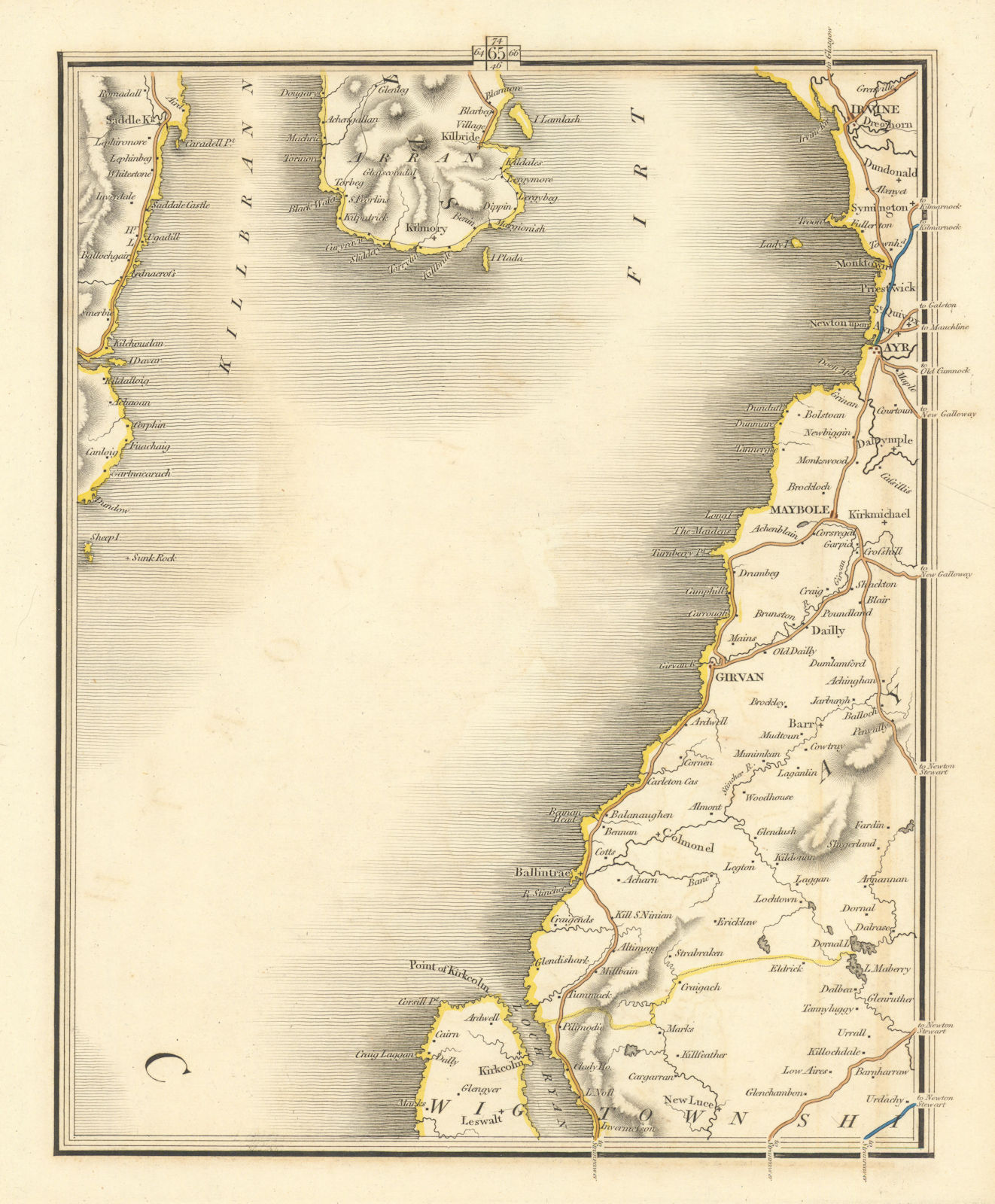 [no title] - Map section 65 from Cary's New Map of England & Wales ...