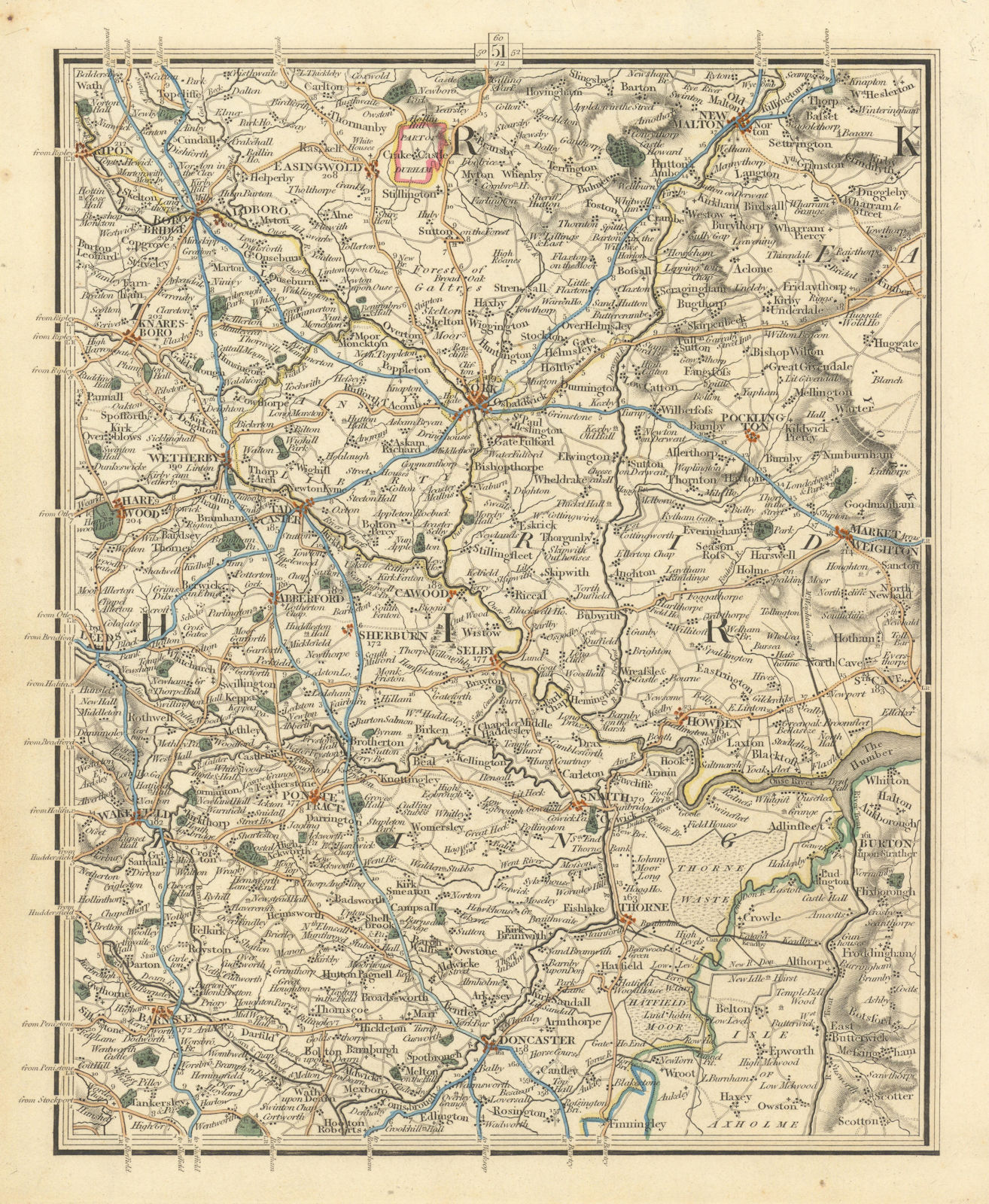 [no title] - Map section 51 from Cary's New Map of England & Wales ...