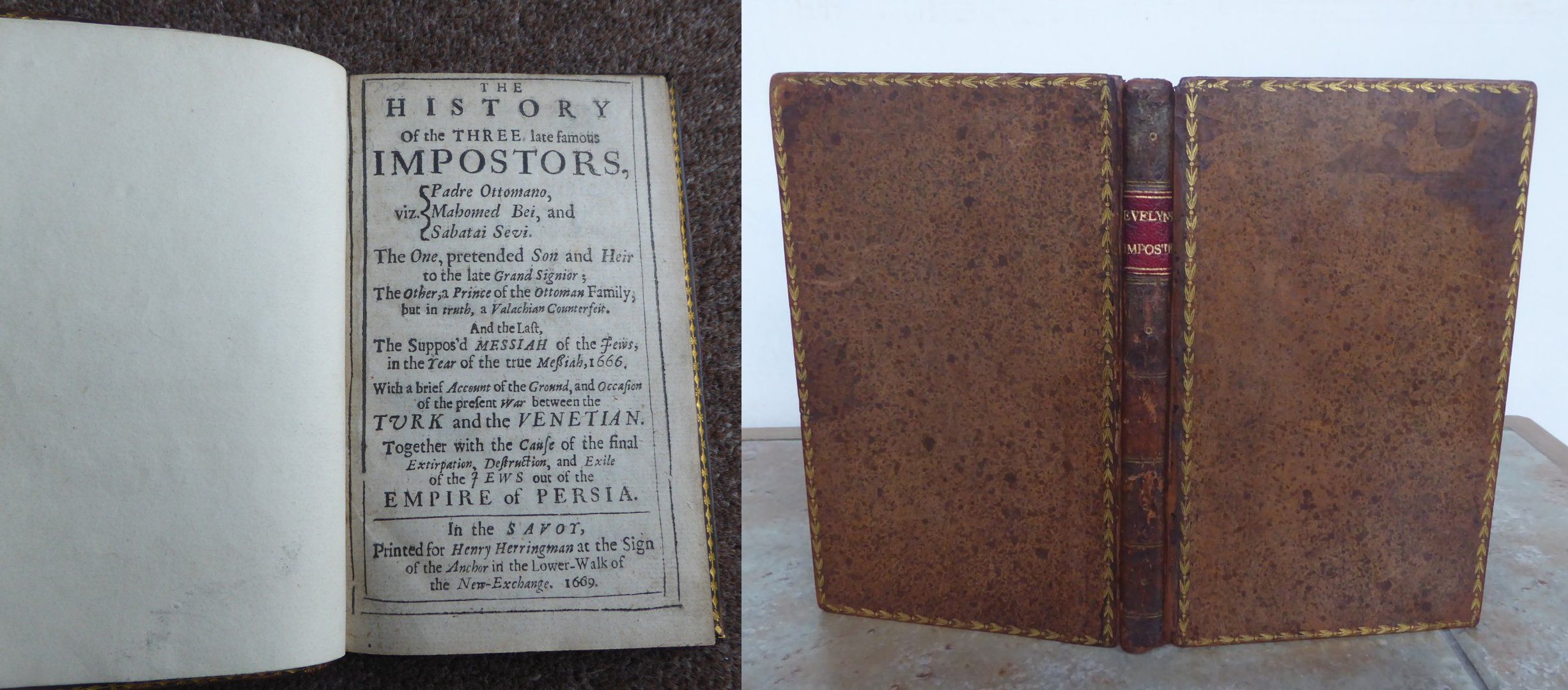 THE HISTORY OF THE THREE LATE, FAMOUS IMPOSTORS, Viz. Padre Ottomano ...