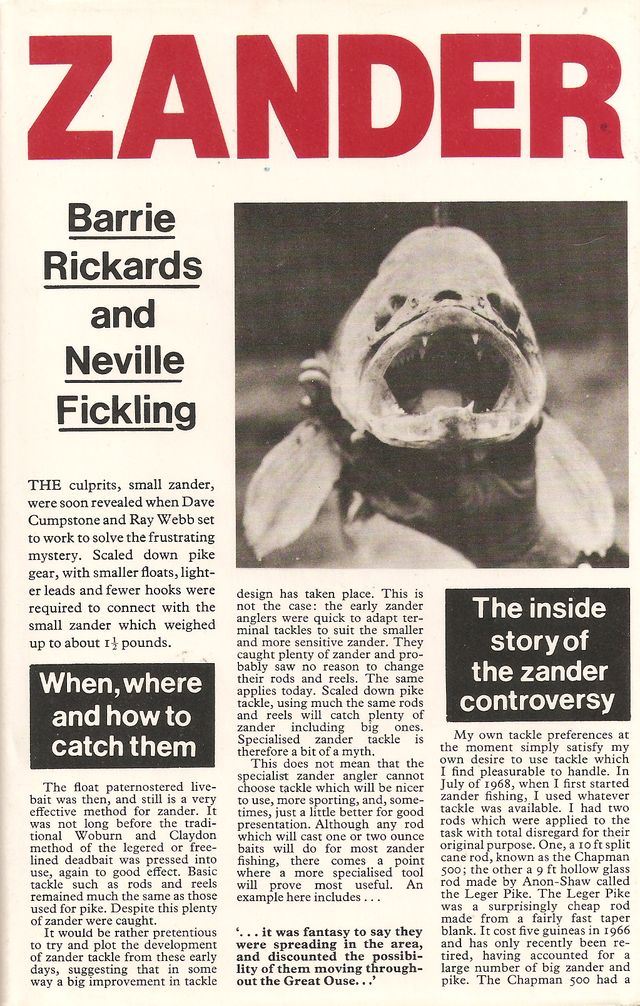 ZANDER: Including when, where, and how to catch zander; and the inside ...