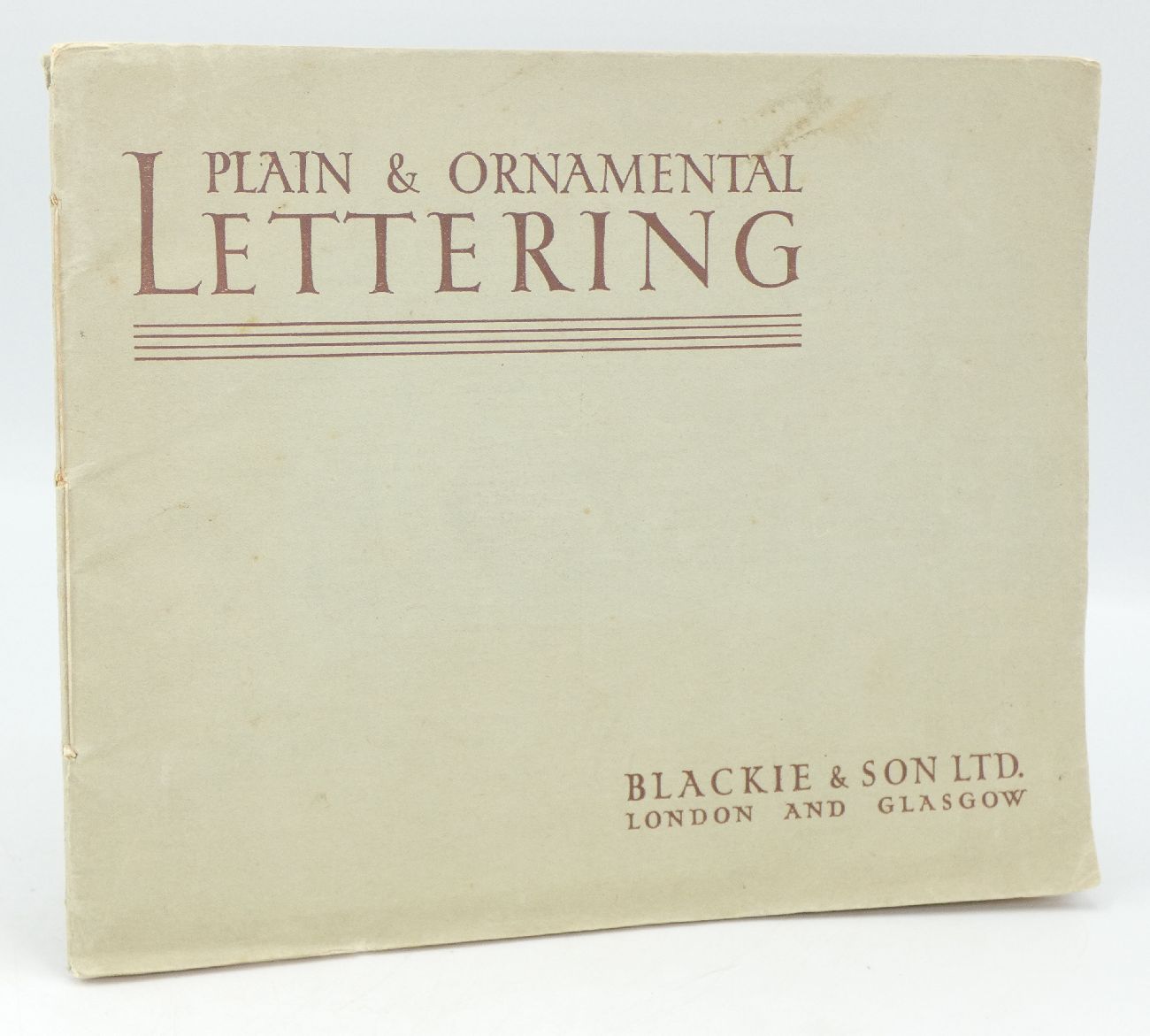 Plain & Ornamental Lettering [Copy-Books and Lettering Books] by Foster ...