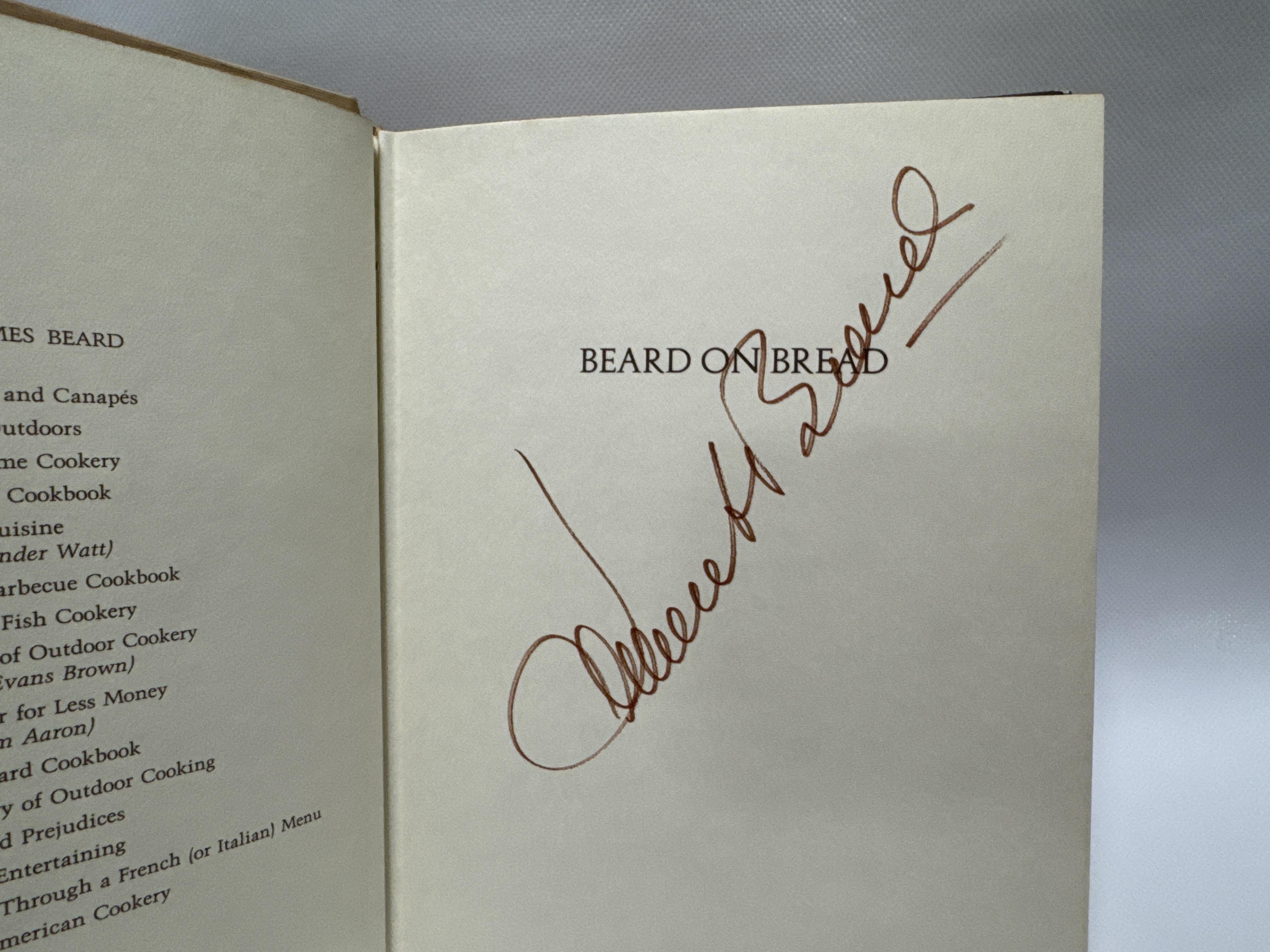 Beard on Bread *** SIGNED 1st/1st *** by James Beard: Very Good ...