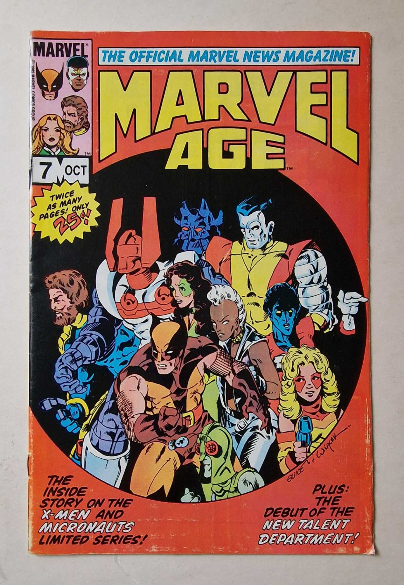 Marvel Age Magazine #7 (1983, X-Men, Micronauts) by Marvel: (1983) 1983 ...