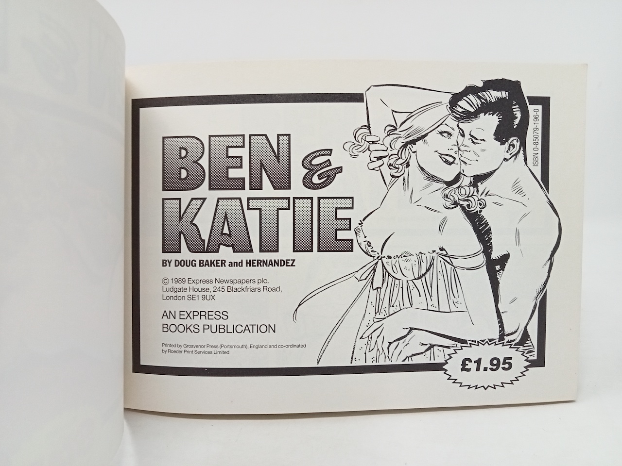 Ben & Katie. by Doug Baker & Hernandez.: Very Good (1989) | ROBIN ...